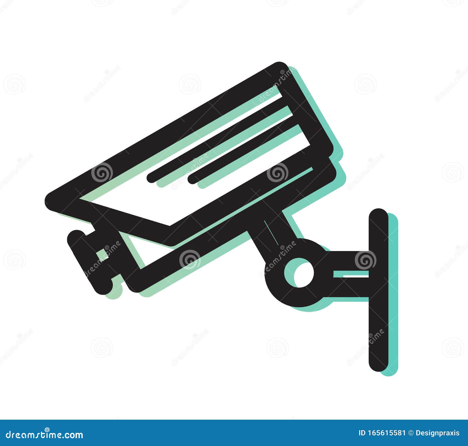 CCTV IP Camera Icon stock illustration. Illustration of safety - 165615581