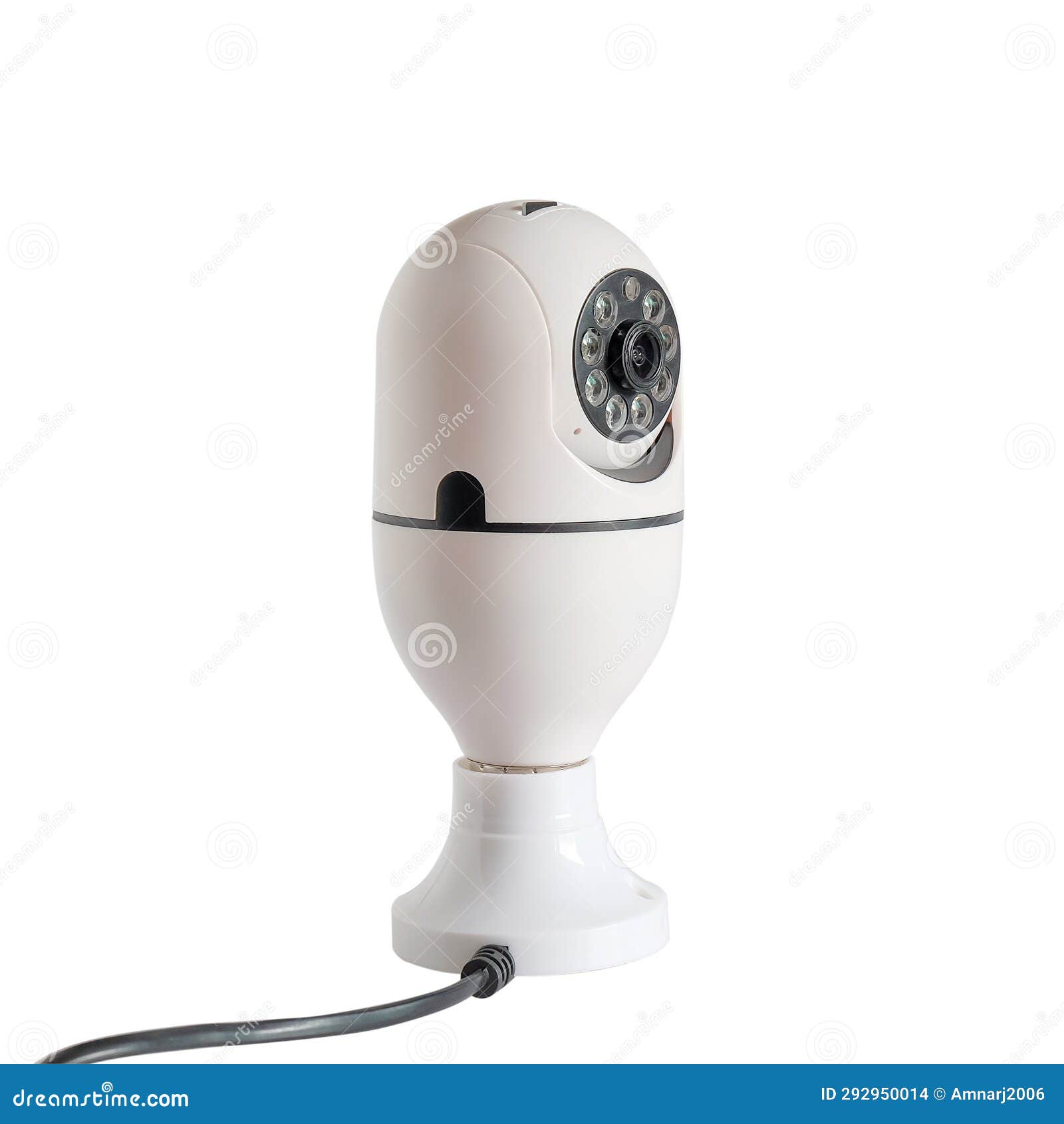 CCTV IP Camera of Security on White Background. Stock Photo - Image of ...