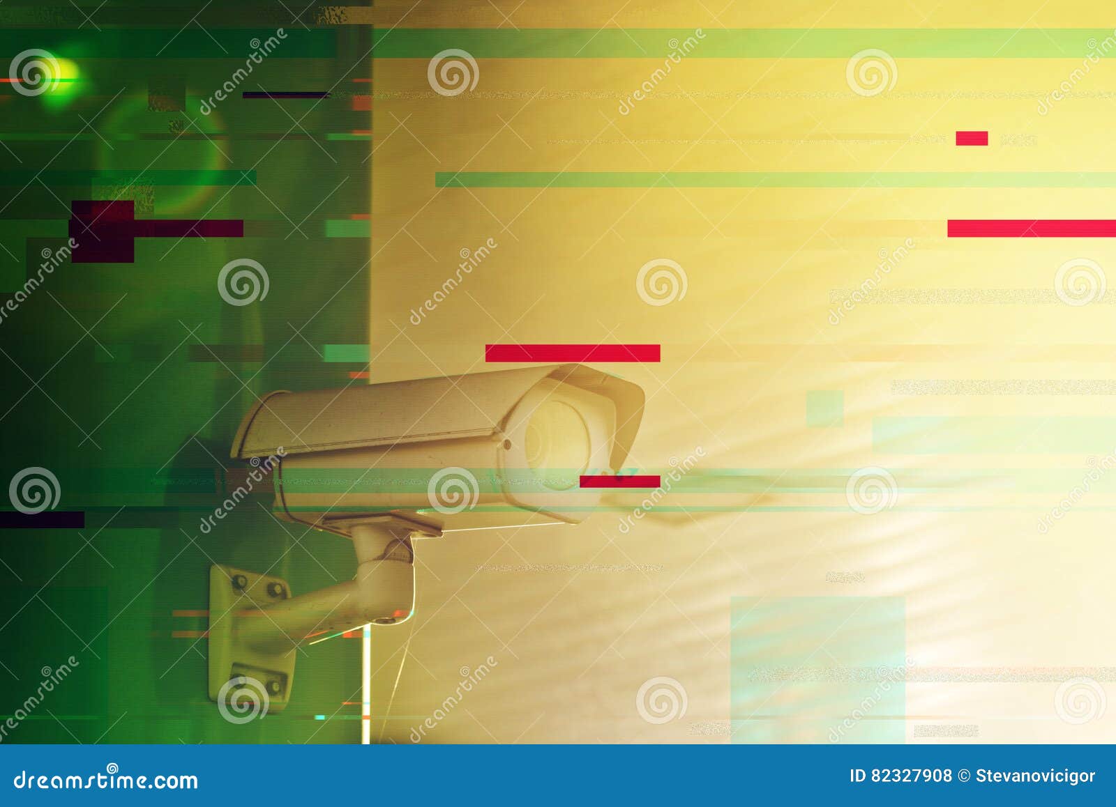 CCTV Outdoor Surveillance Camera Stock Photo - Image of backyard ...