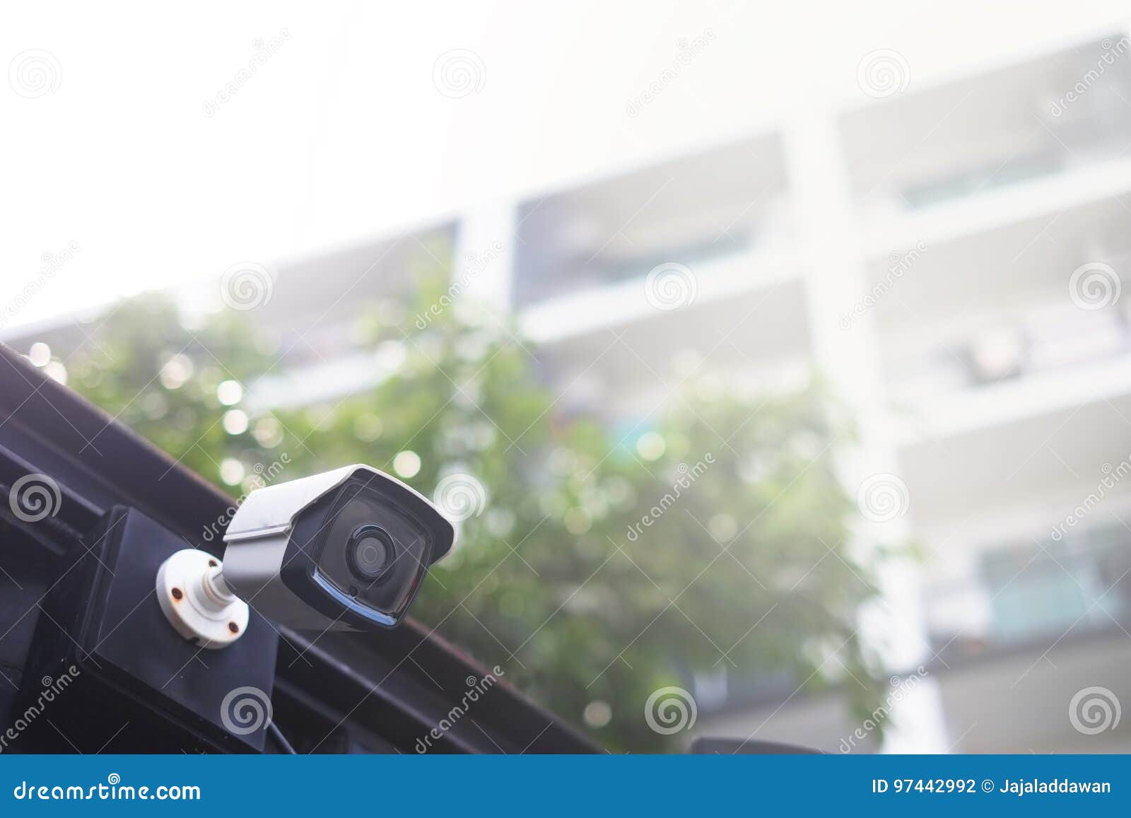 Cctv security camera stock photo. Image of electronic - 97442992