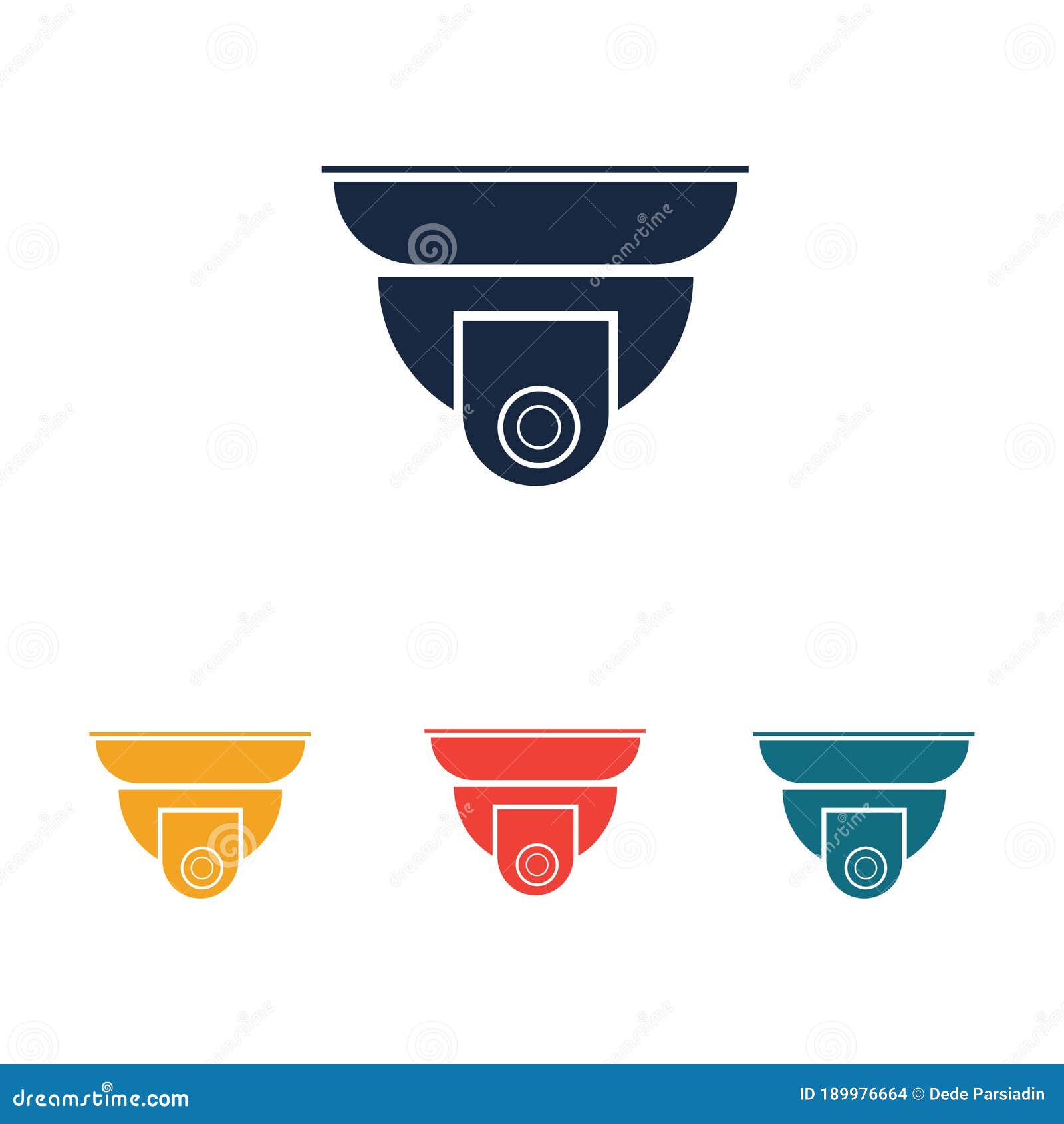 Cctv stock vector. Illustration of zone, warning, safety - 189976664