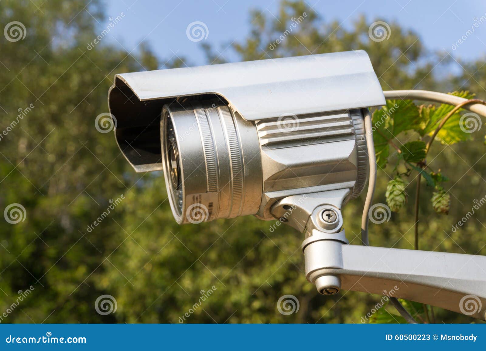 CCTV Security Camera Close Up Stock Image - Image of guard, look: 60500223
