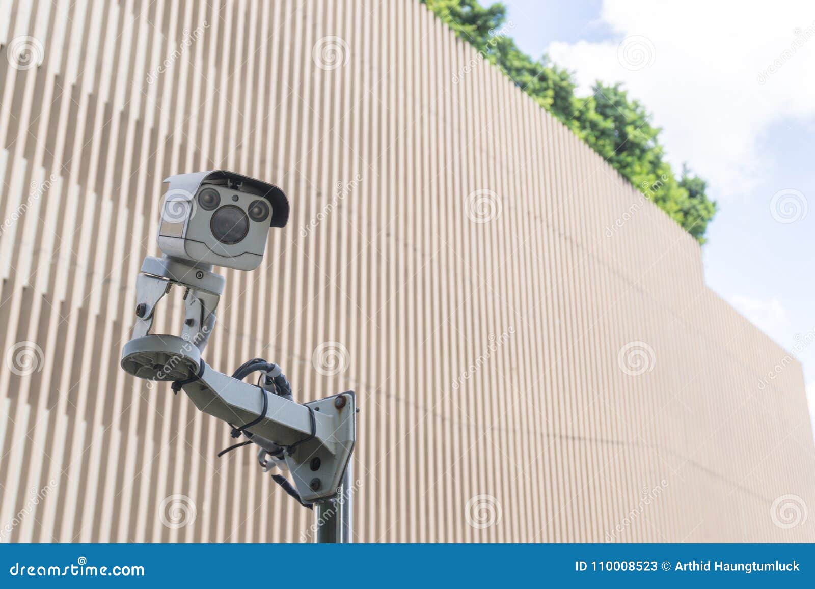 CCTV Security Camera, in Hotel , in Condominium with Copy Space for ...