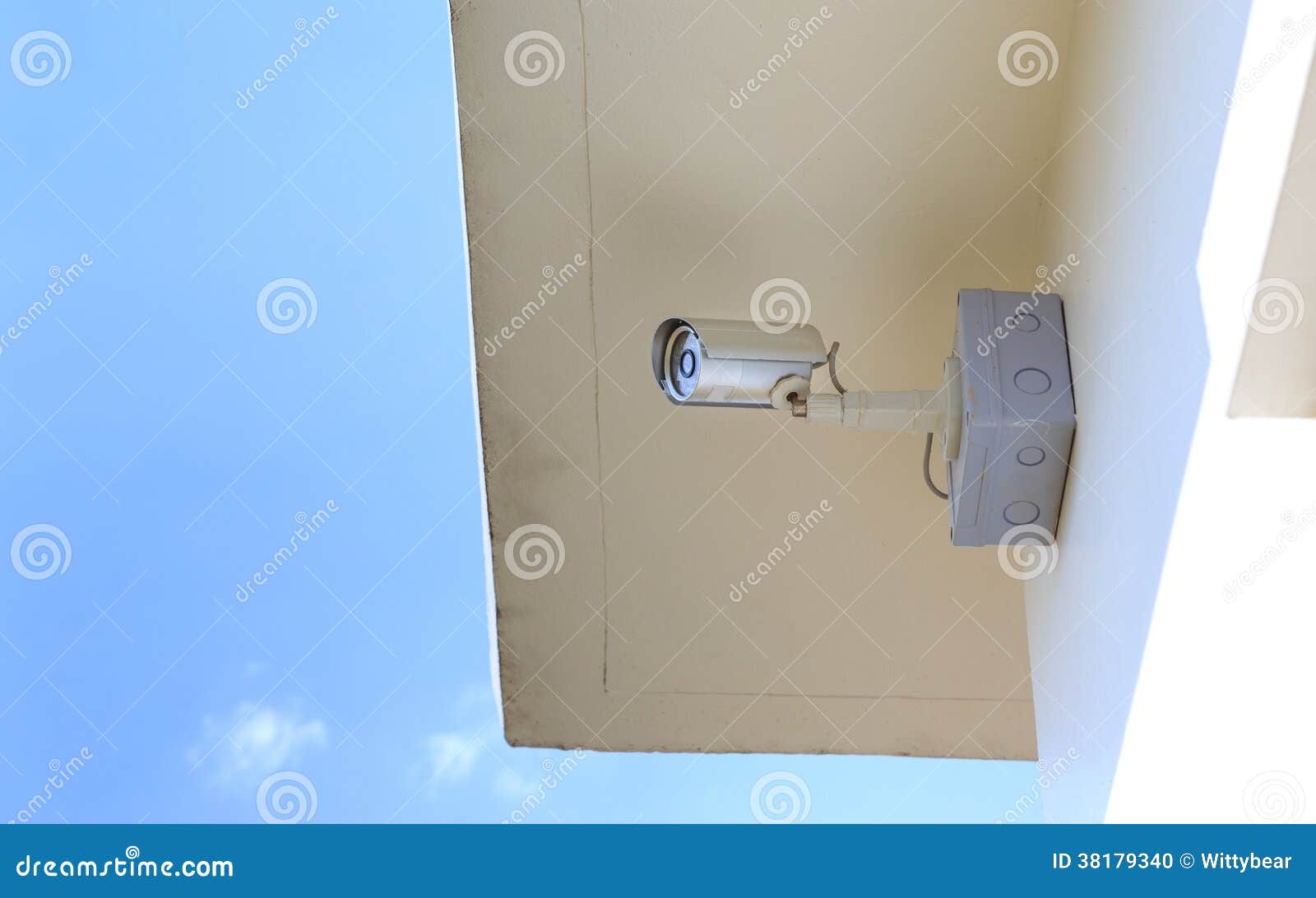 CCTV Security Camera for House Stock Photo - Image of technology ...