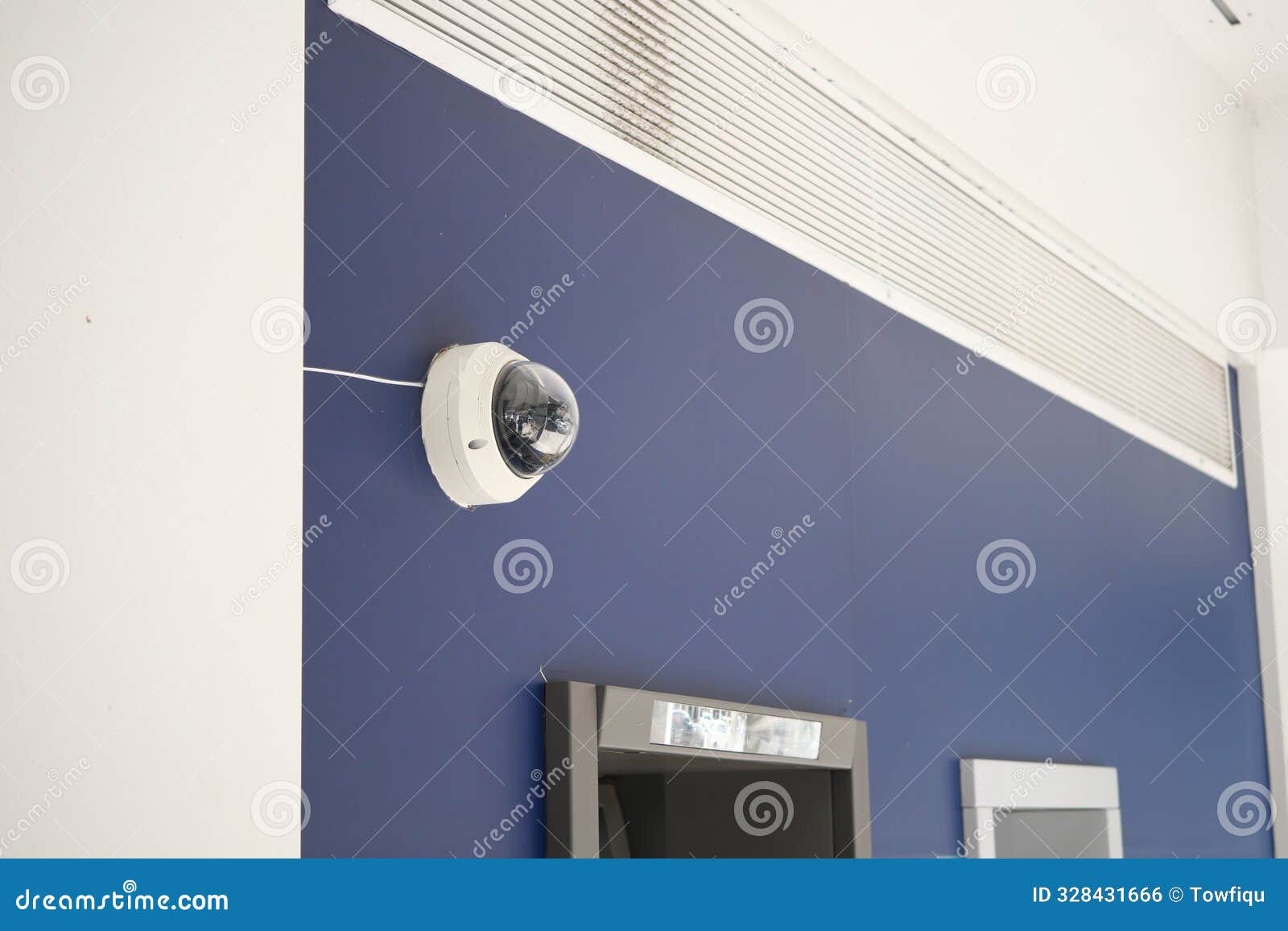 CCTV Security Camera Operating on Atm Booth Stock Photo - Image of ...