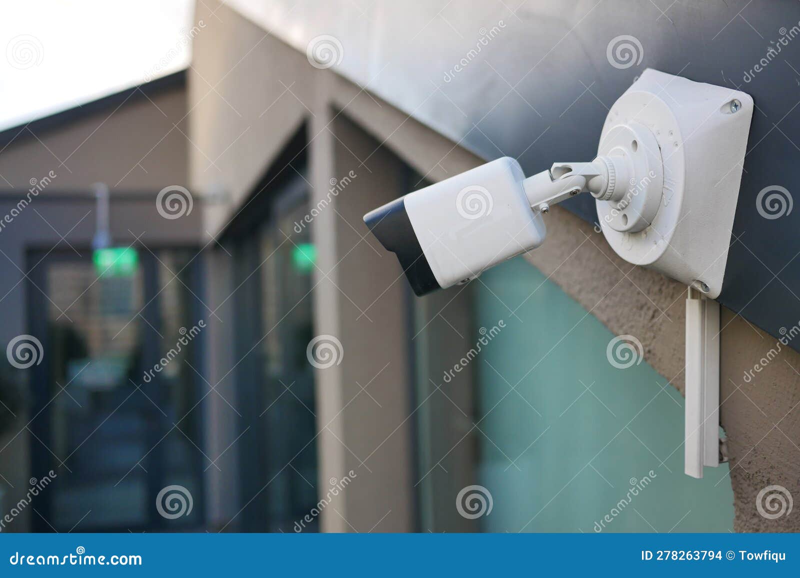 CCTV Security Camera Operating Outdoor Stock Photo - Image of control ...