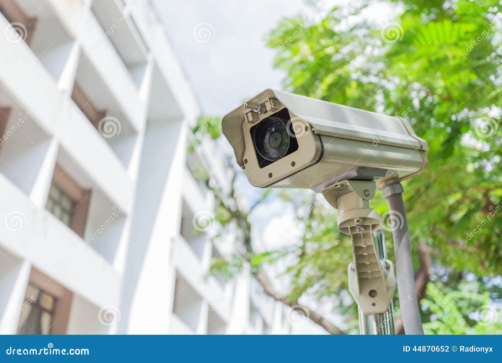 CCTV Security Camera Outdoor Stock Photo - Image of technology, camera ...
