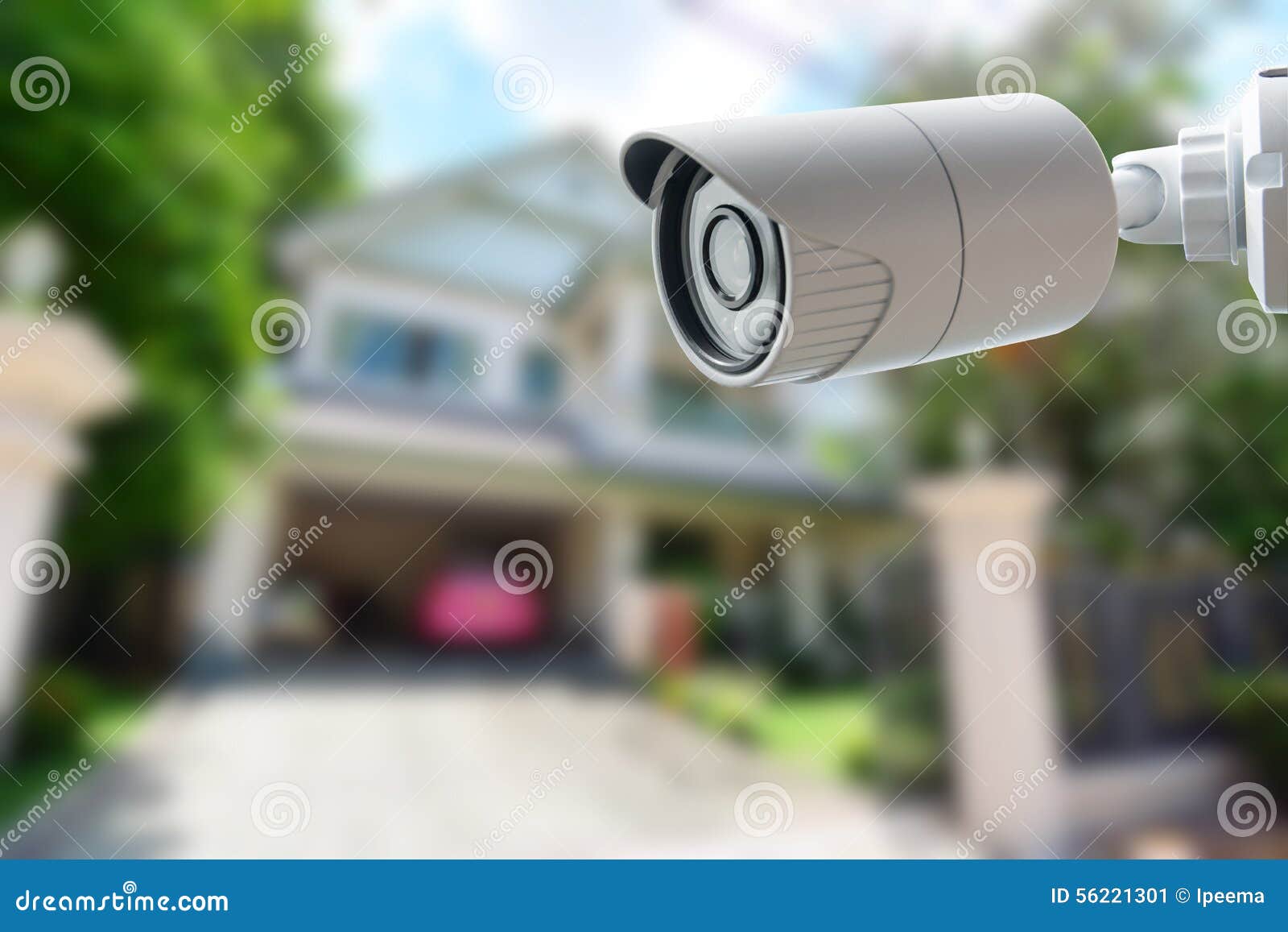 CCTV Security Camera stock image. Image of alarm, private - 56221301