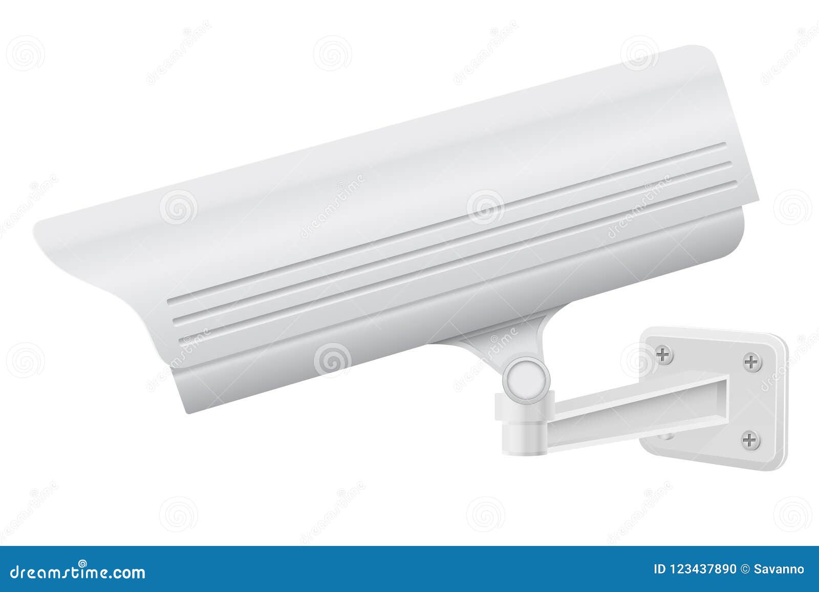 CCTV Security Camera. Side View Stock Vector - Illustration of icon ...
