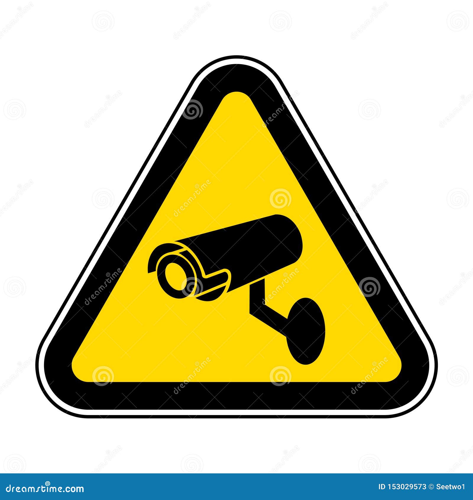 Cctv Sign Vector