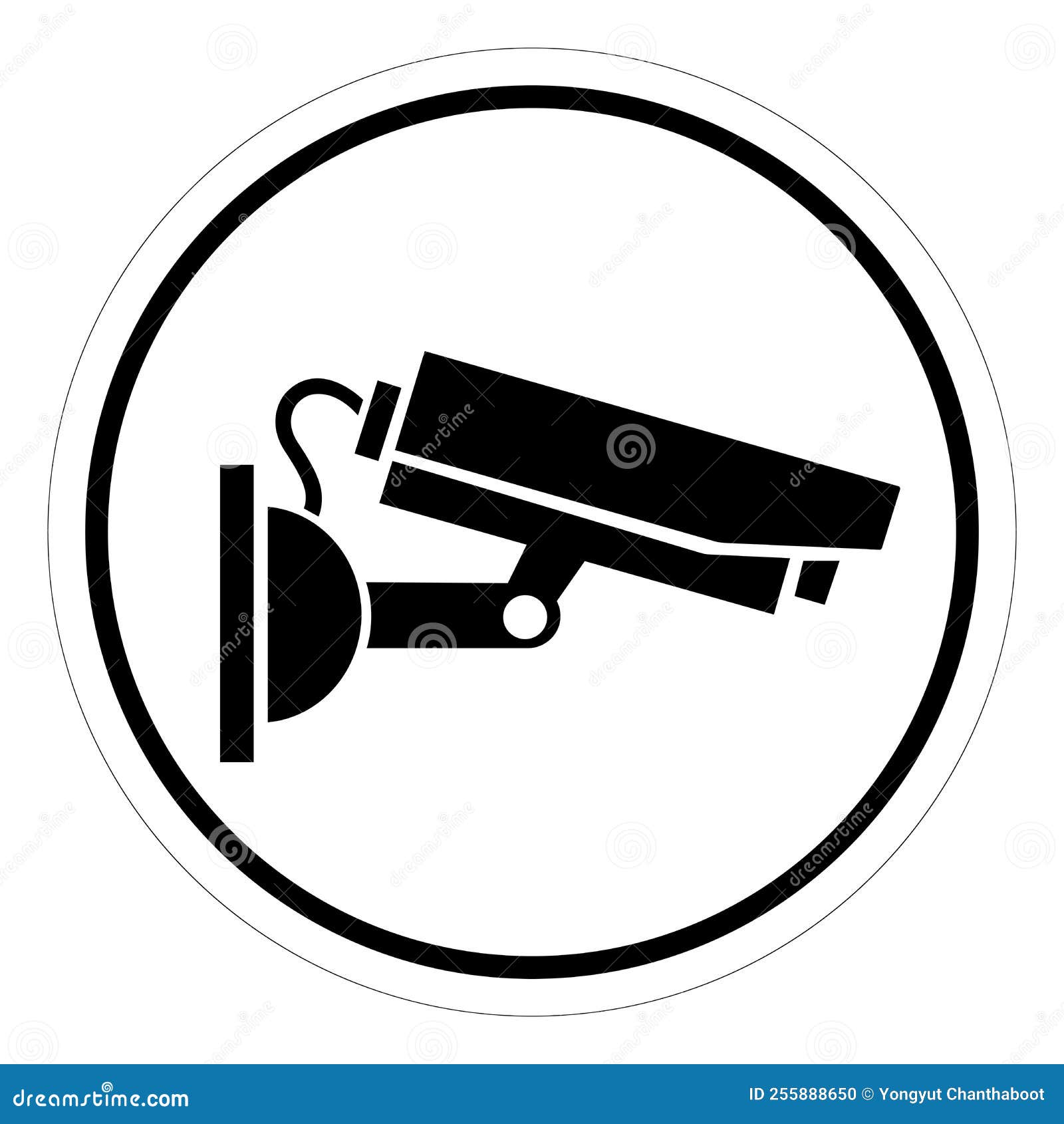 CCTV Security Camera Symbol Sign, Vector Illustration, Isolate on White ...