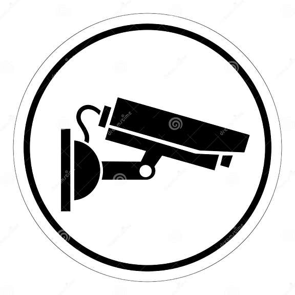 CCTV Security Camera Symbol Sign, Vector Illustration, Isolate on White ...
