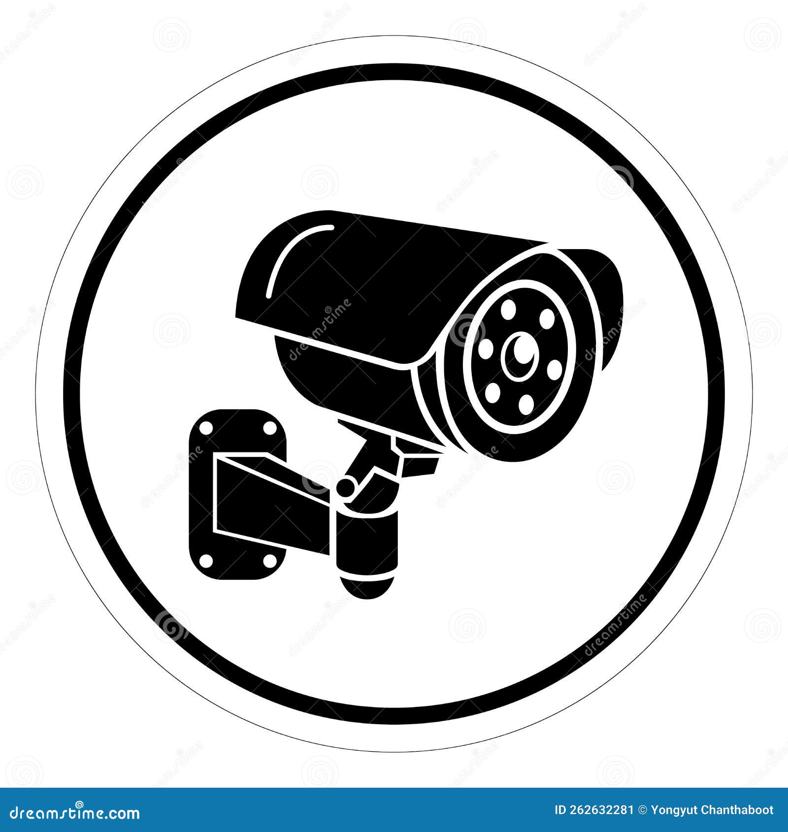 Cctv Sign Vector