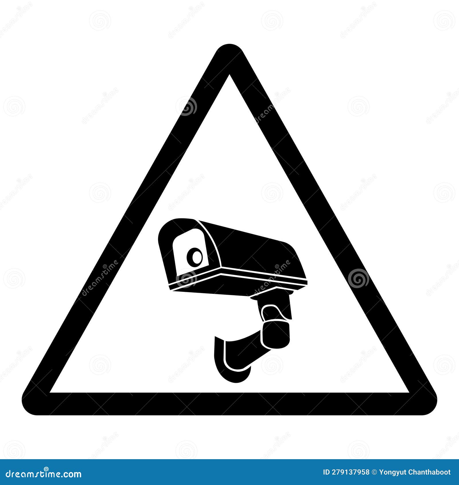 CCTV Security Camera Symbol Sign, Vector Illustration, Isolate on White ...