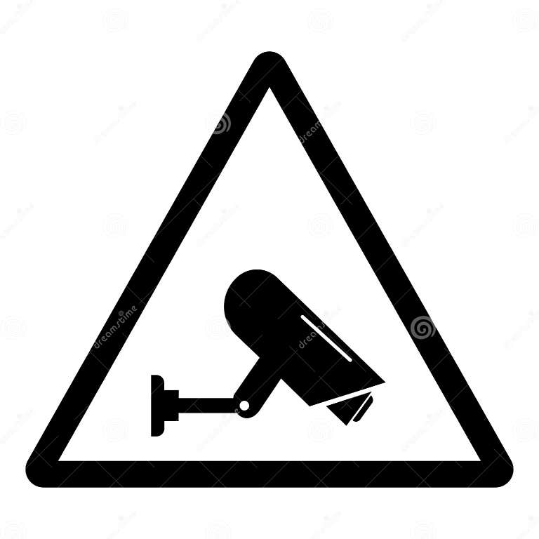 CCTV Security Camera Symbol Sign, Vector Illustration, Isolate on White ...