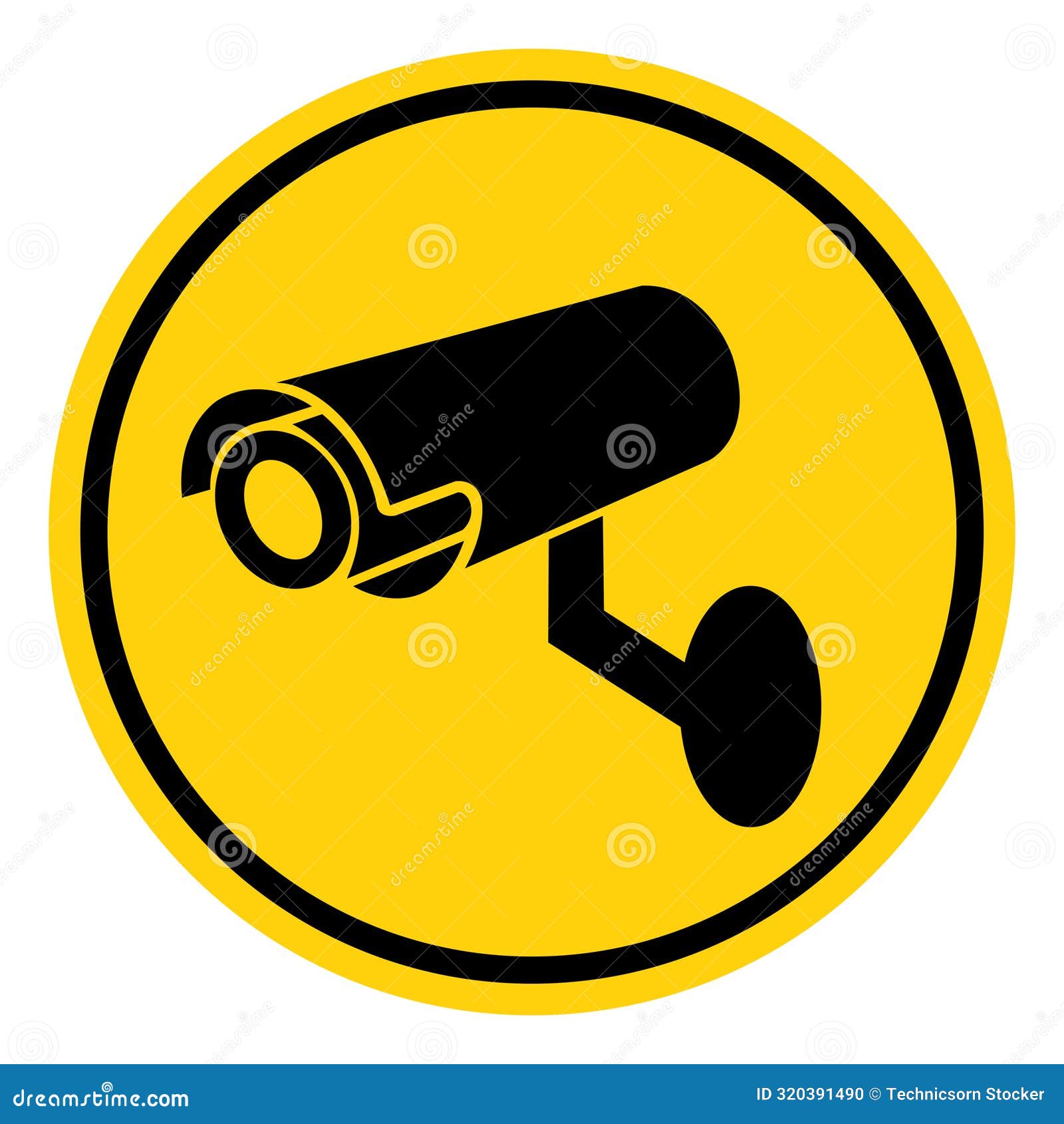 CCTV Security Camera Symbol Sign, Vector Illustration, Isolate on White ...