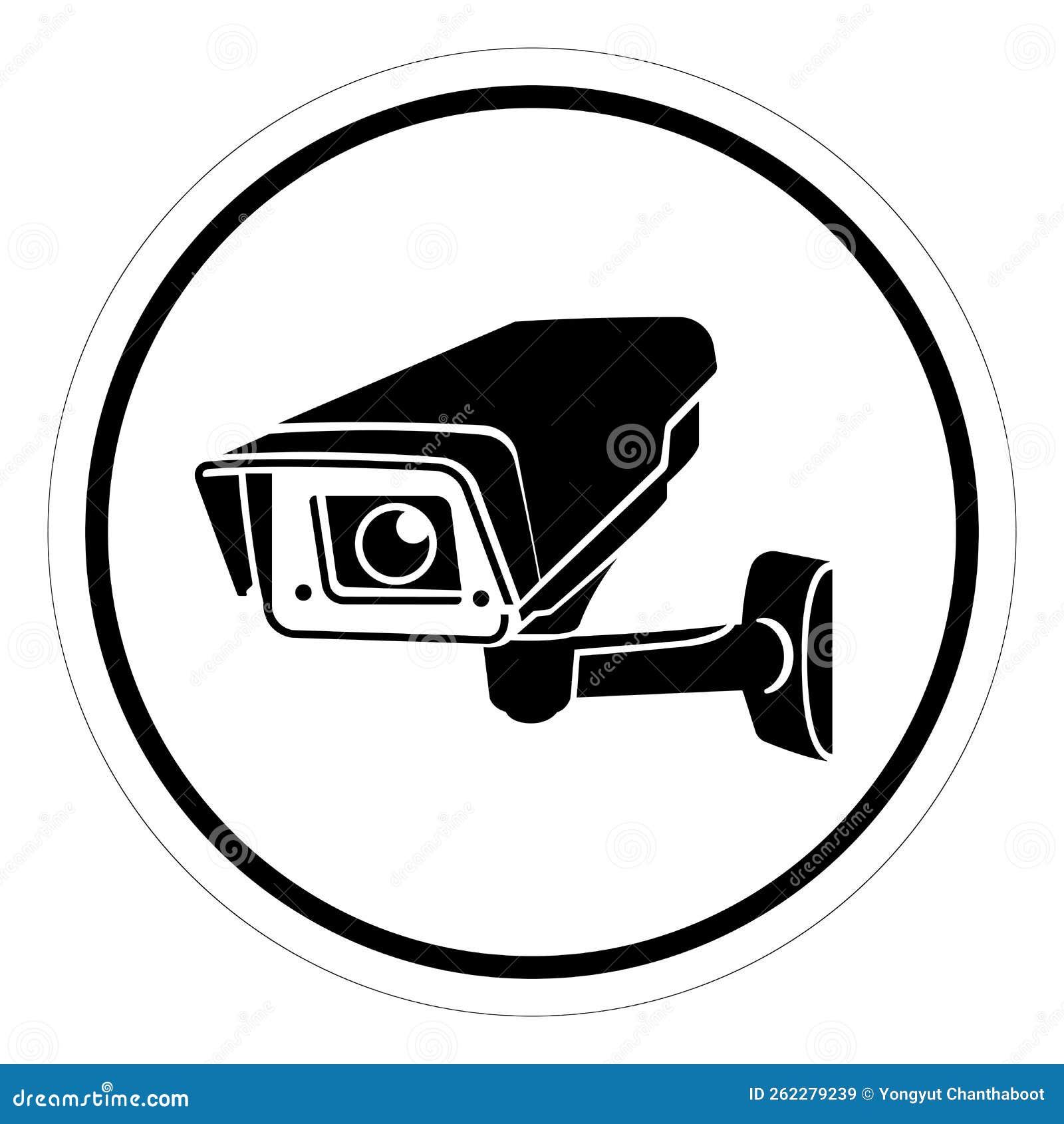 CCTV Security Camera Symbol Sign, Vector Illustration, Isolate on White ...