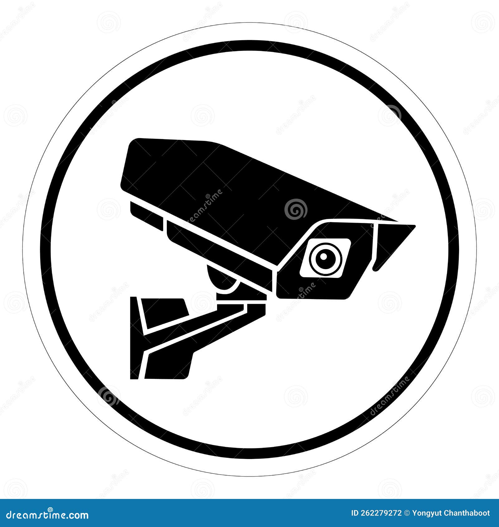 CCTV Security Camera Symbol Sign, Vector Illustration, Isolate on White ...
