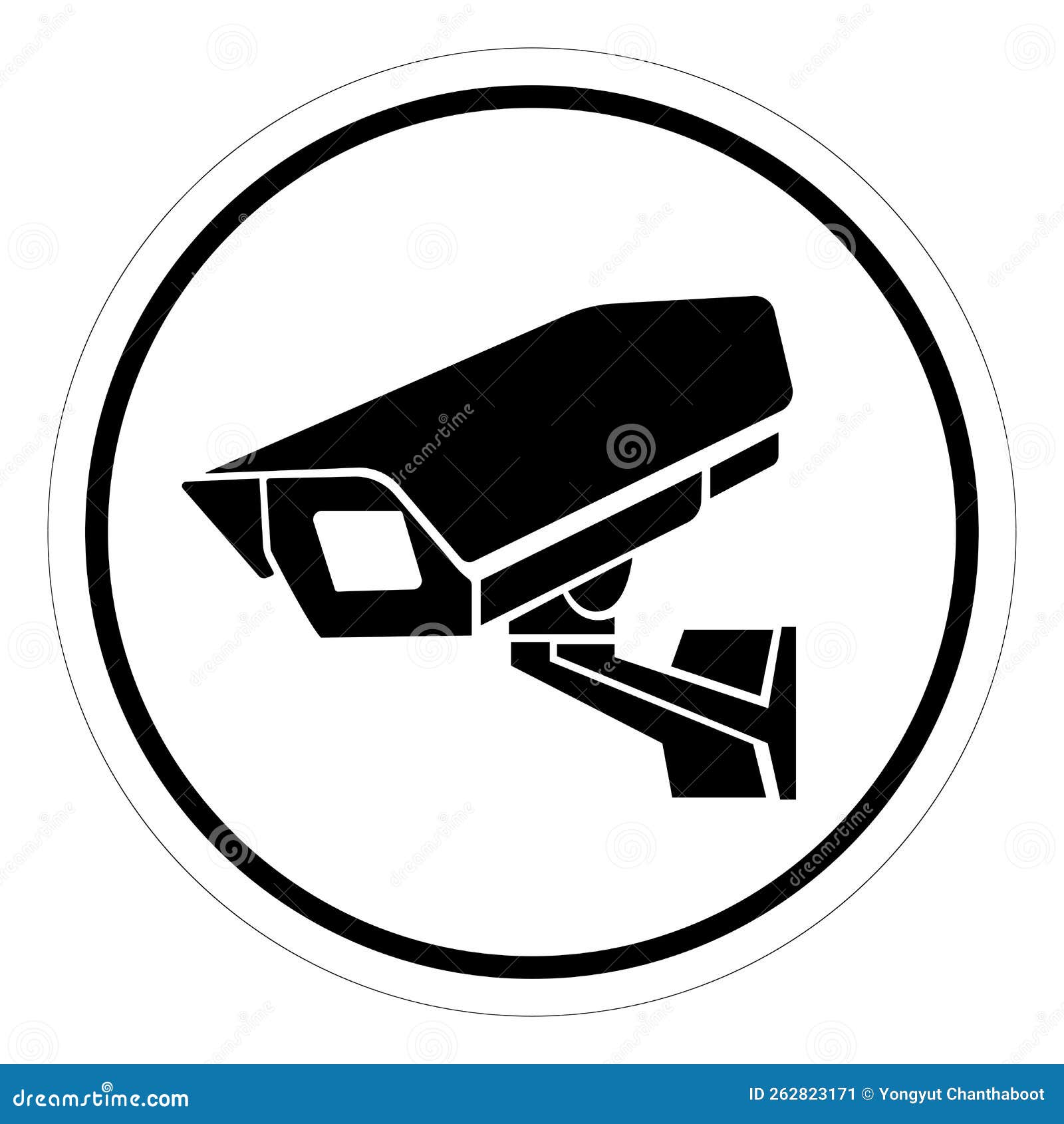 CCTV Security Camera Symbol Sign, Vector Illustration, Isolate on White ...
