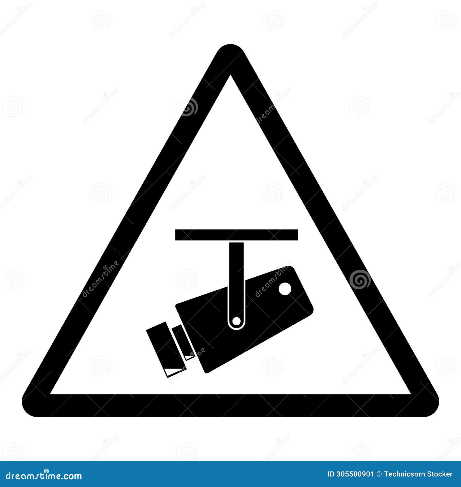 CCTV Security Camera Symbol Sign, Vector Illustration, Isolate on White ...