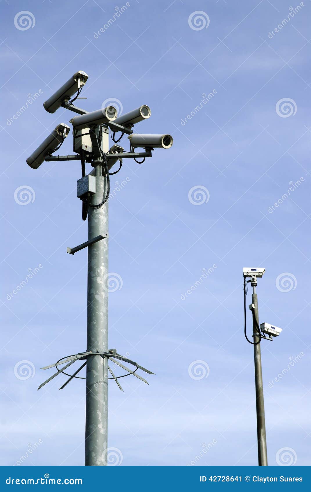 CCTV Security Cameras stock image. Image of guard, defense - 42728641