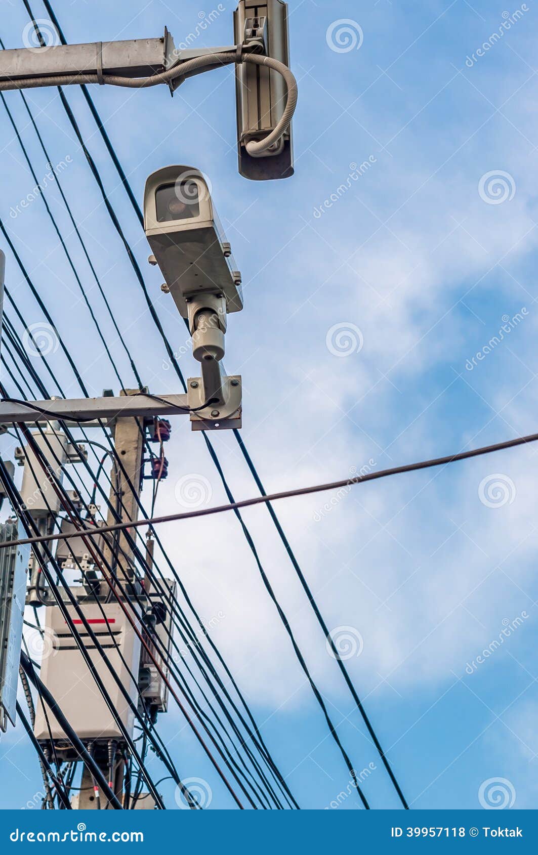 Cctv security cameras stock photo. Image of property - 39957118