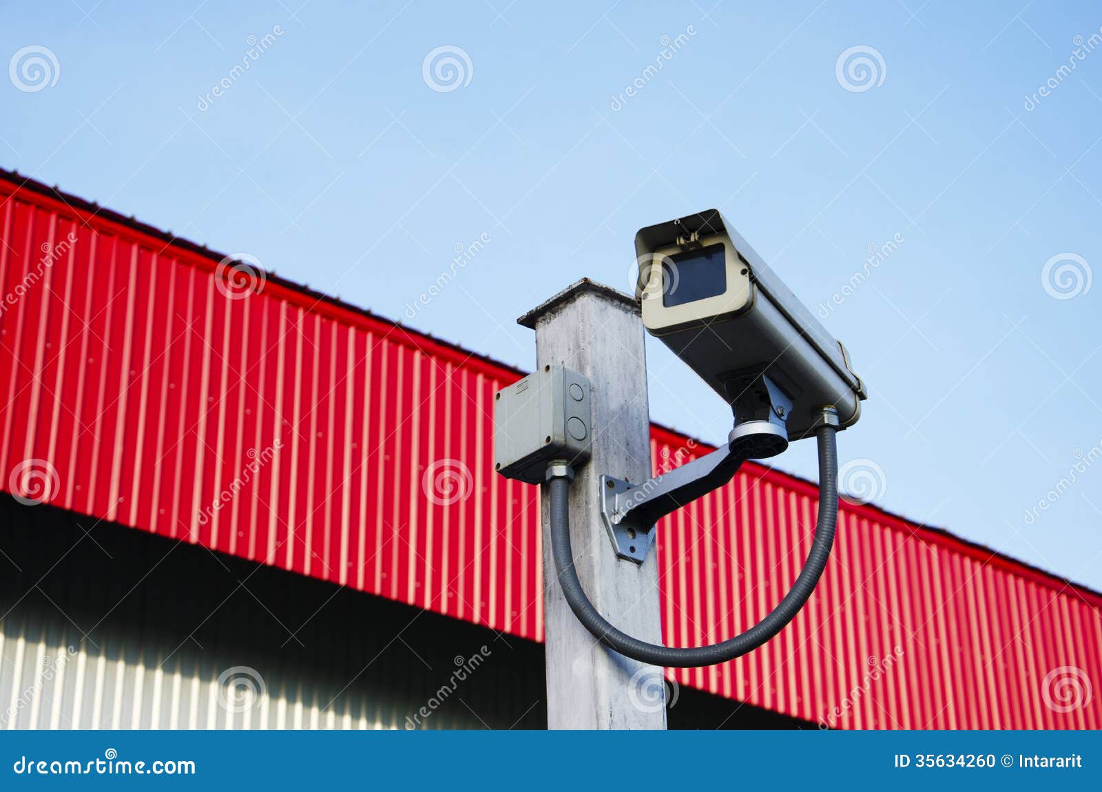 CCTV security stock photo. Image of lens, control, protection - 35634260