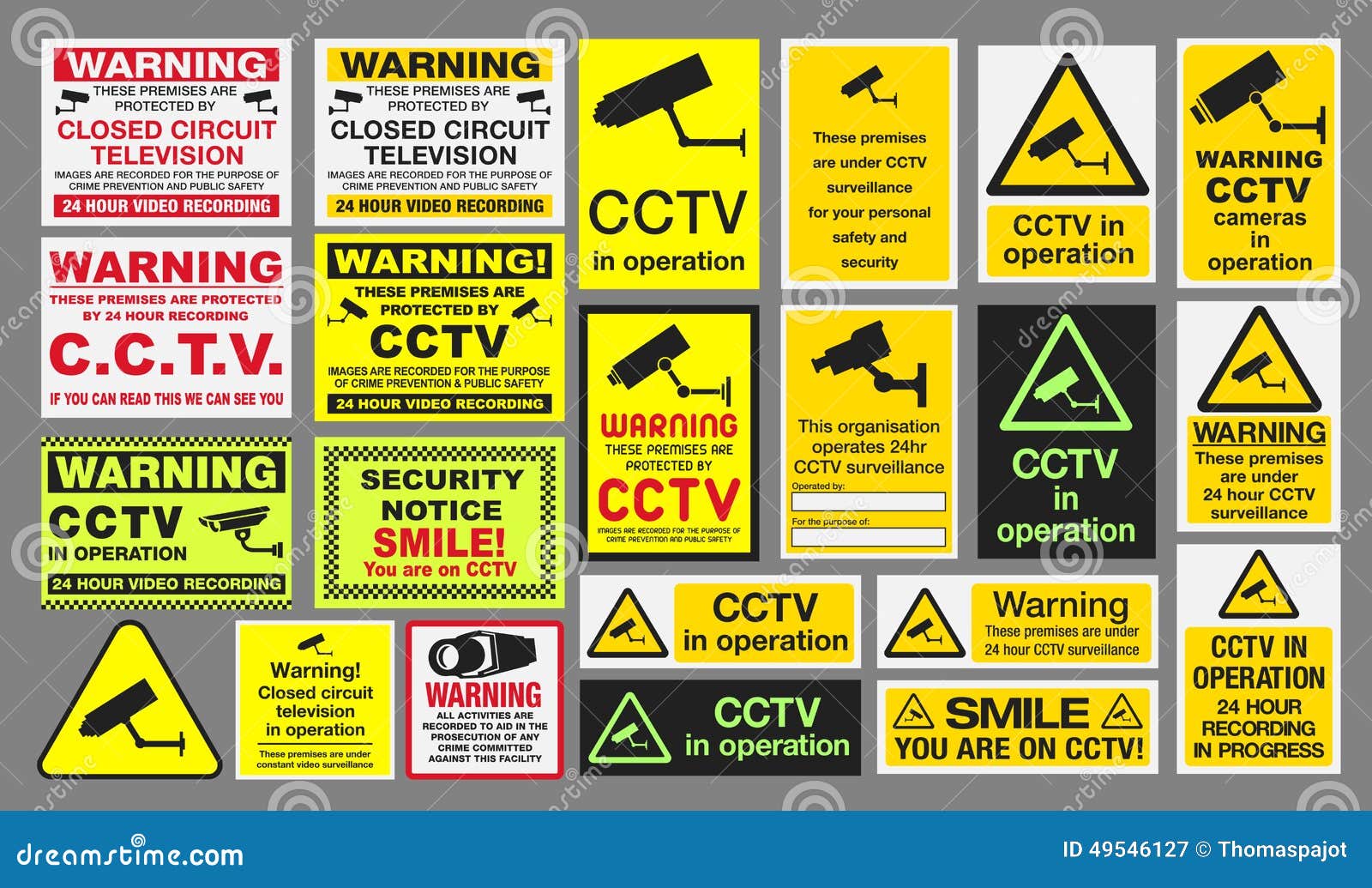Cctv Triangle Symbols Stock Illustrations – 9 Cctv Triangle Symbols ...