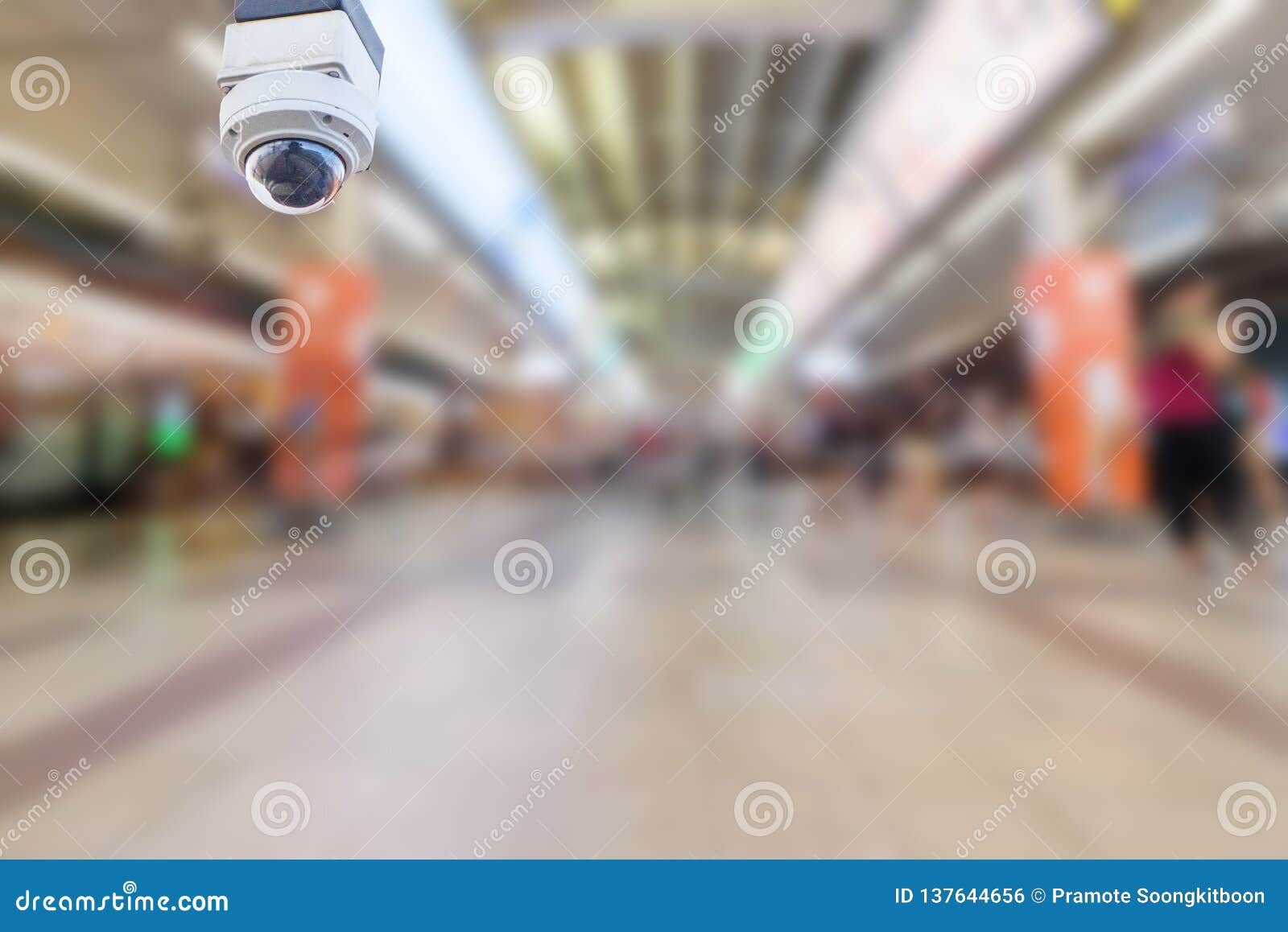 CCTV in Sky Train Terminal Gate Stock Photo - Image of technology ...