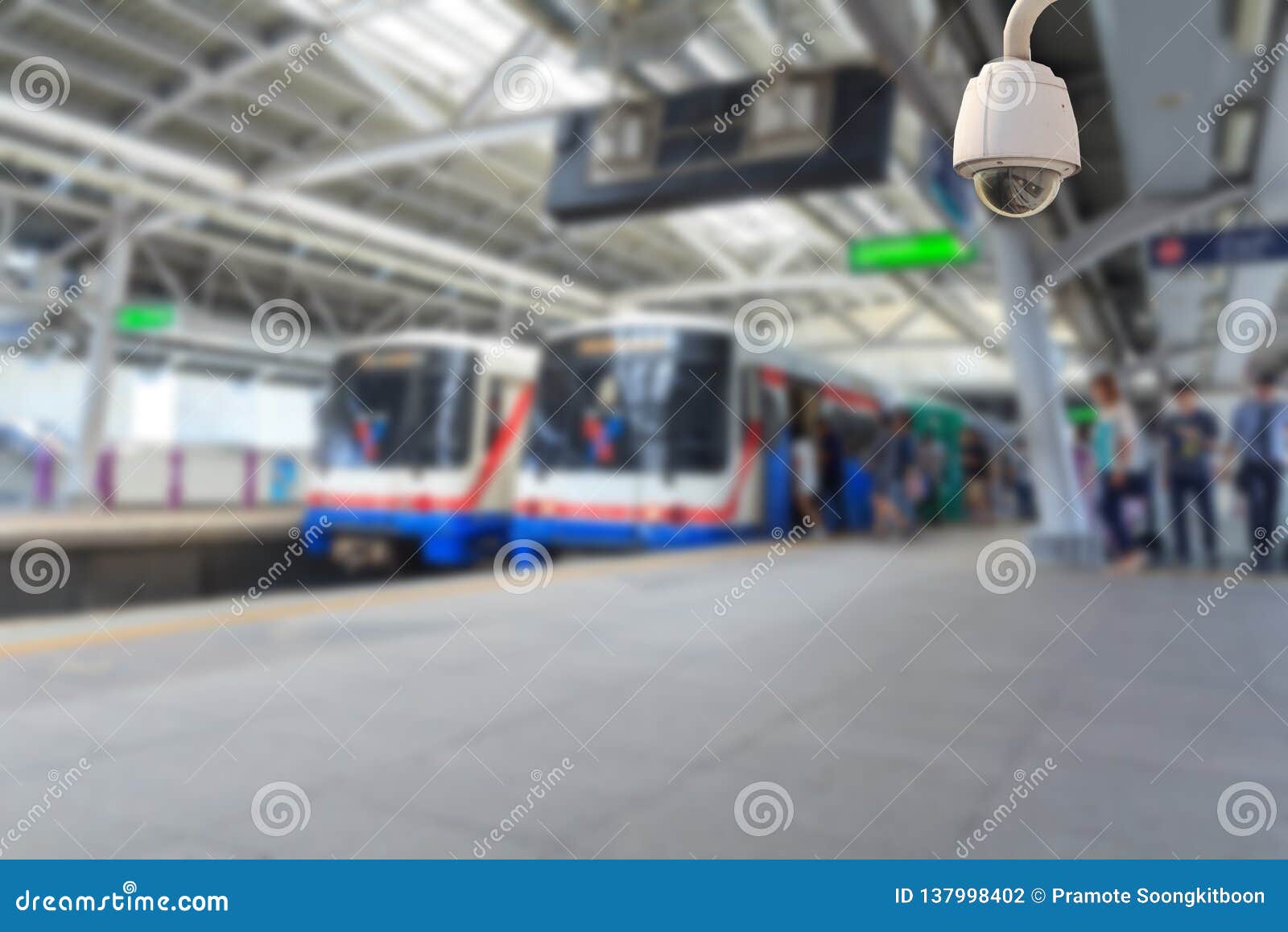 CCTV in Sky Train Terminal Gate Stock Photo - Image of system, cctv ...