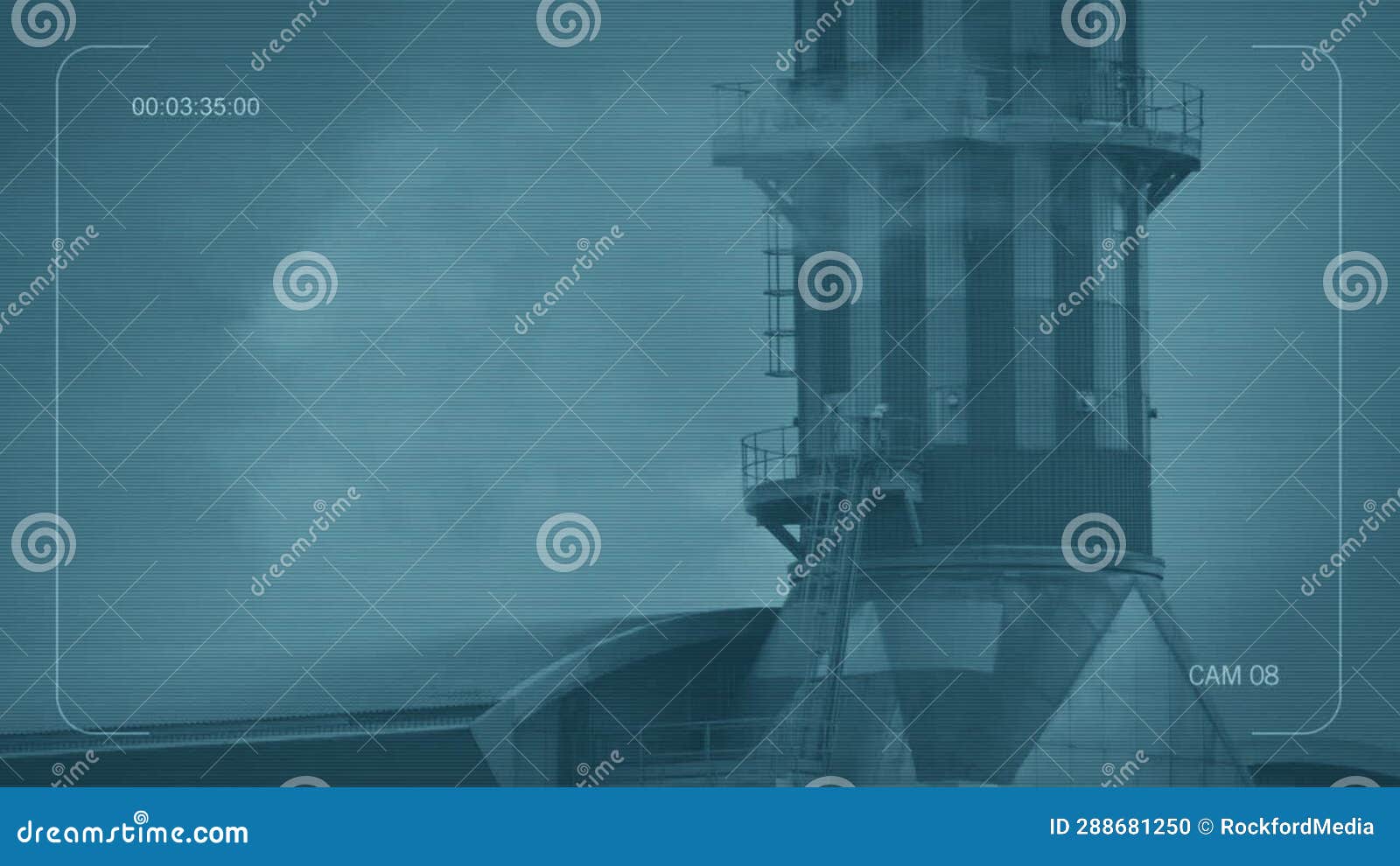 CCTV Steam Venting from Industrial Building Stock Footage - Video of ...