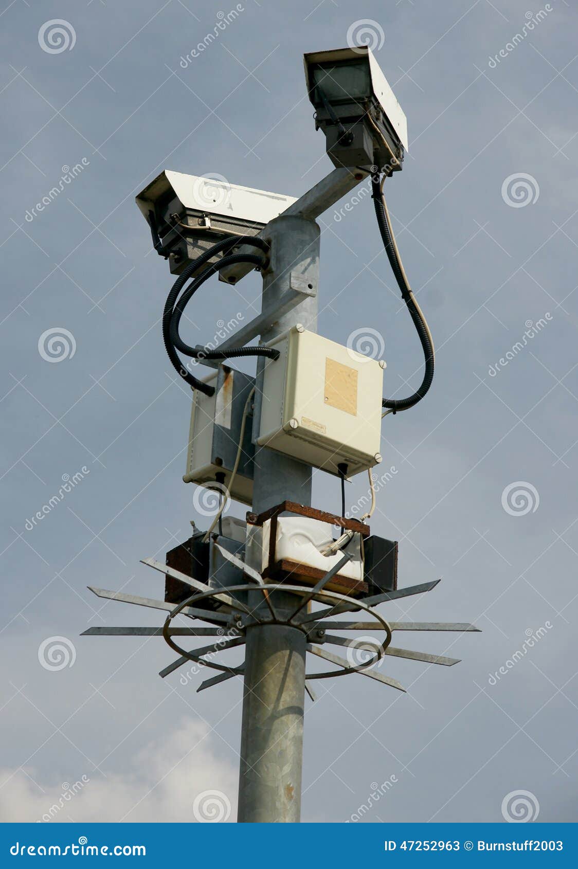 CCTV street camera stock image. Image of police, policing - 47252963