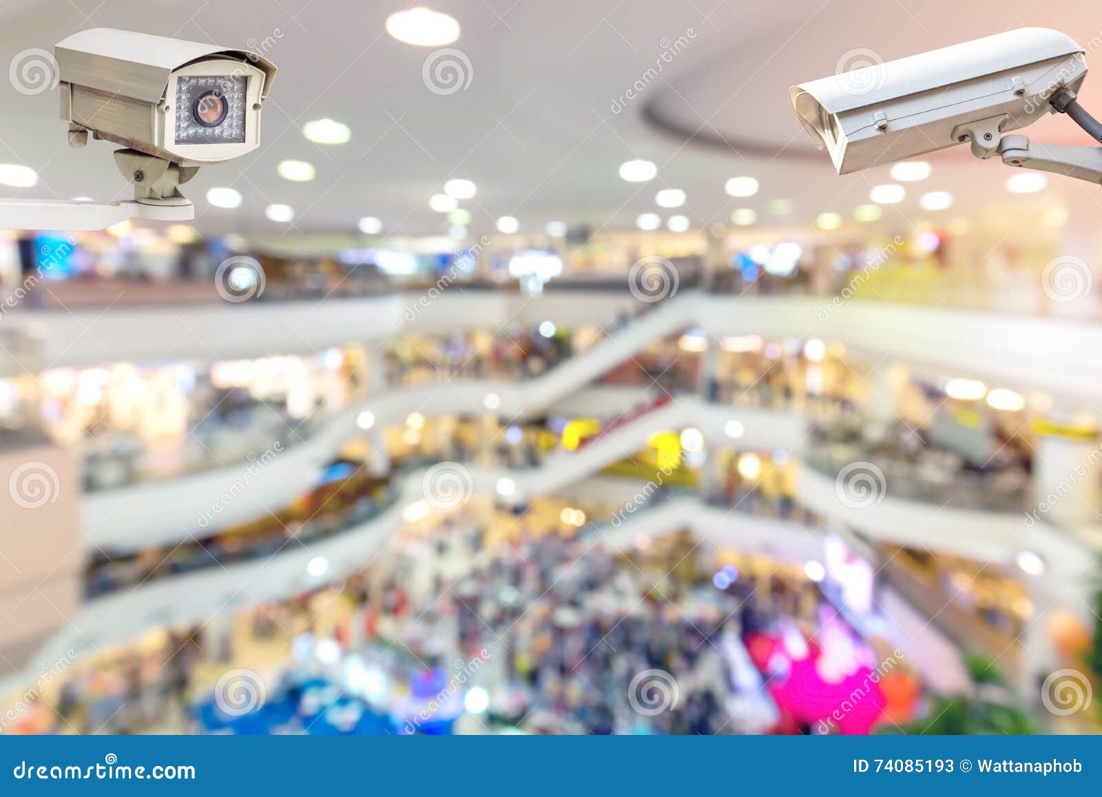 CCTV or Surveillance Camera. Stock Image - Image of city, guard: 74085193