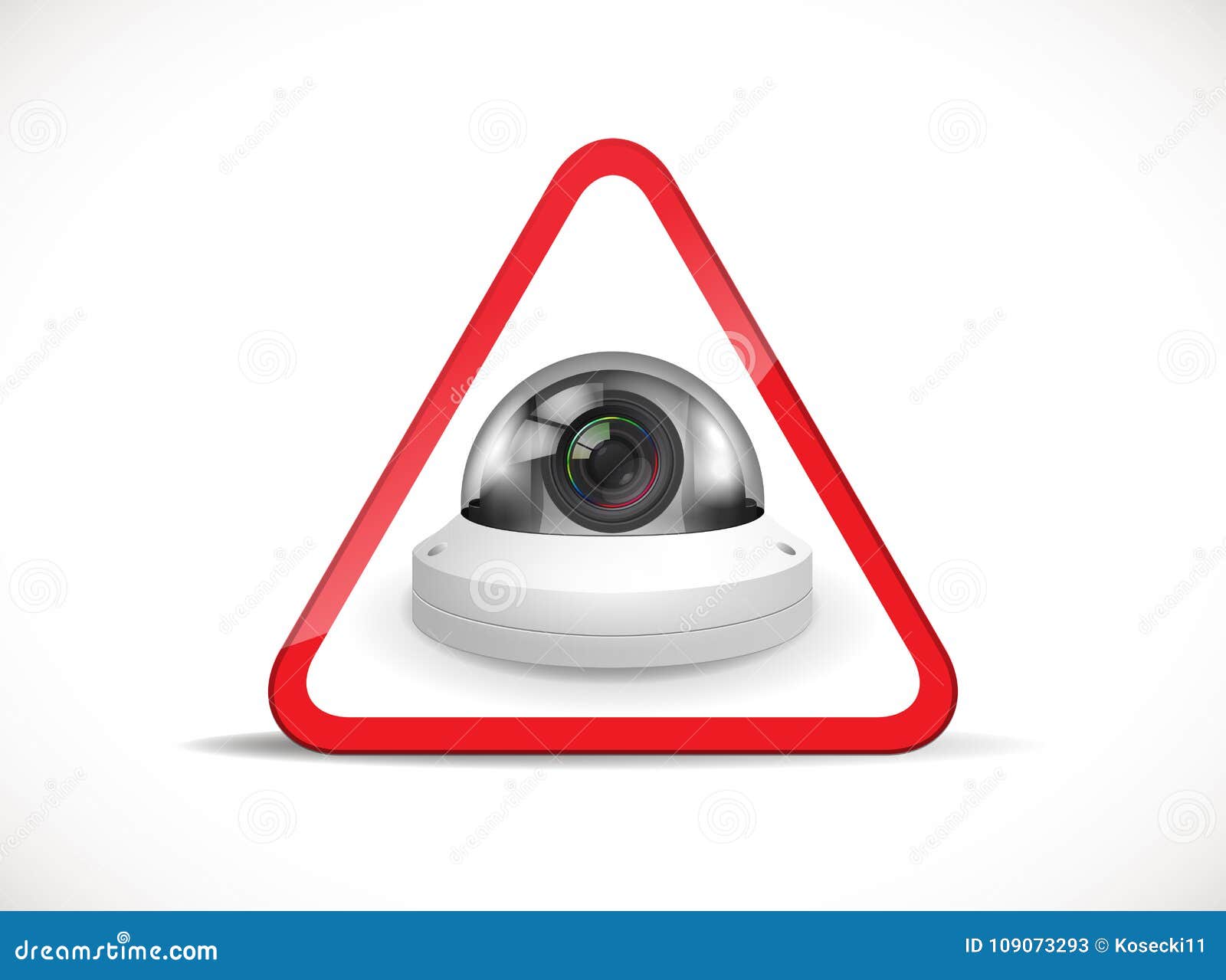 CCTV Symbol - Security Camera Cartoon Vector | CartoonDealer.com #109073293