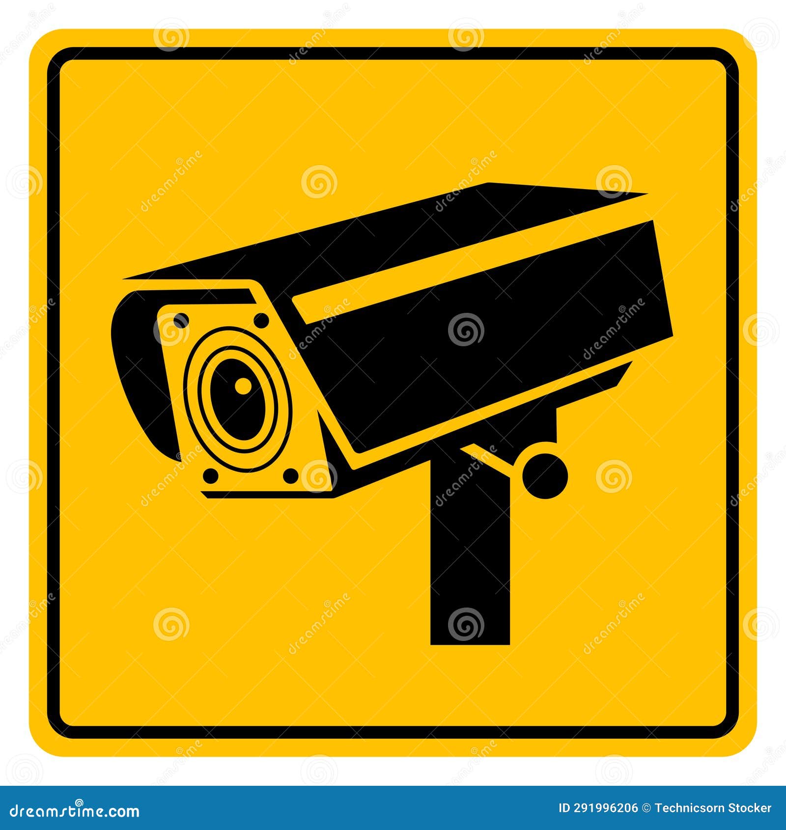 CCTV Symbol Sign, Vector Illustration, Isolate on White Background ...