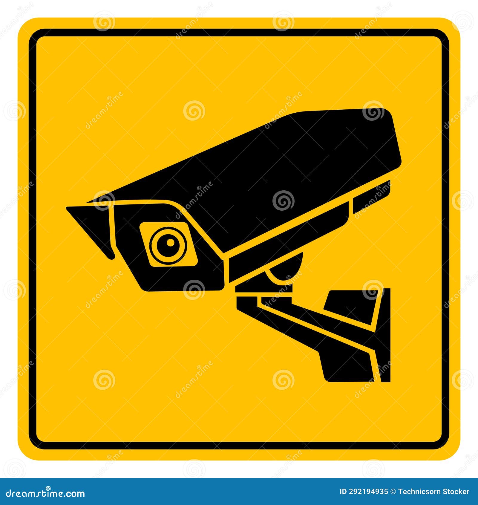 CCTV Symbol Sign, Vector Illustration, Isolate on White Background ...