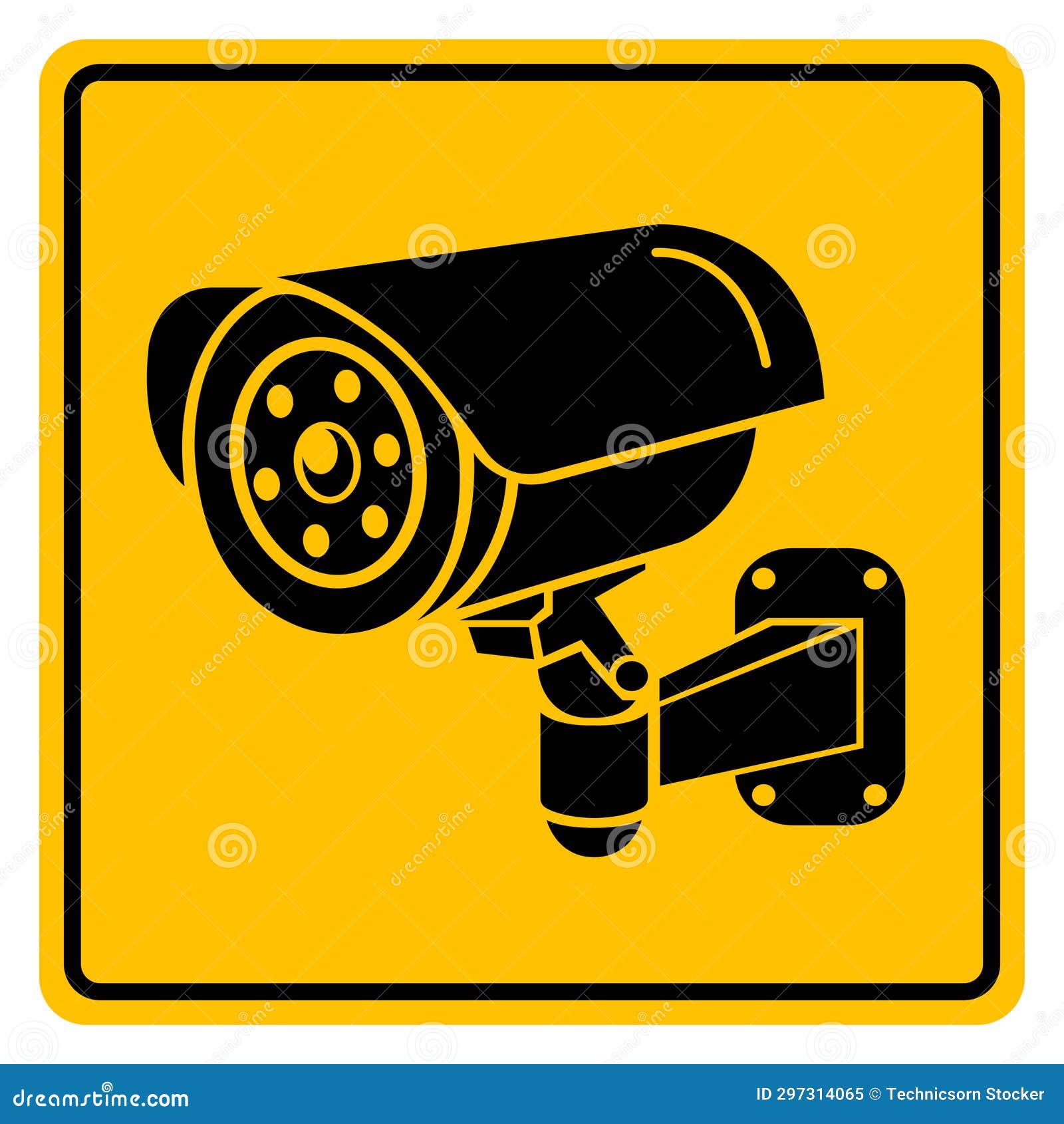 CCTV Symbol Sign, Vector Illustration, Isolate on White Background ...