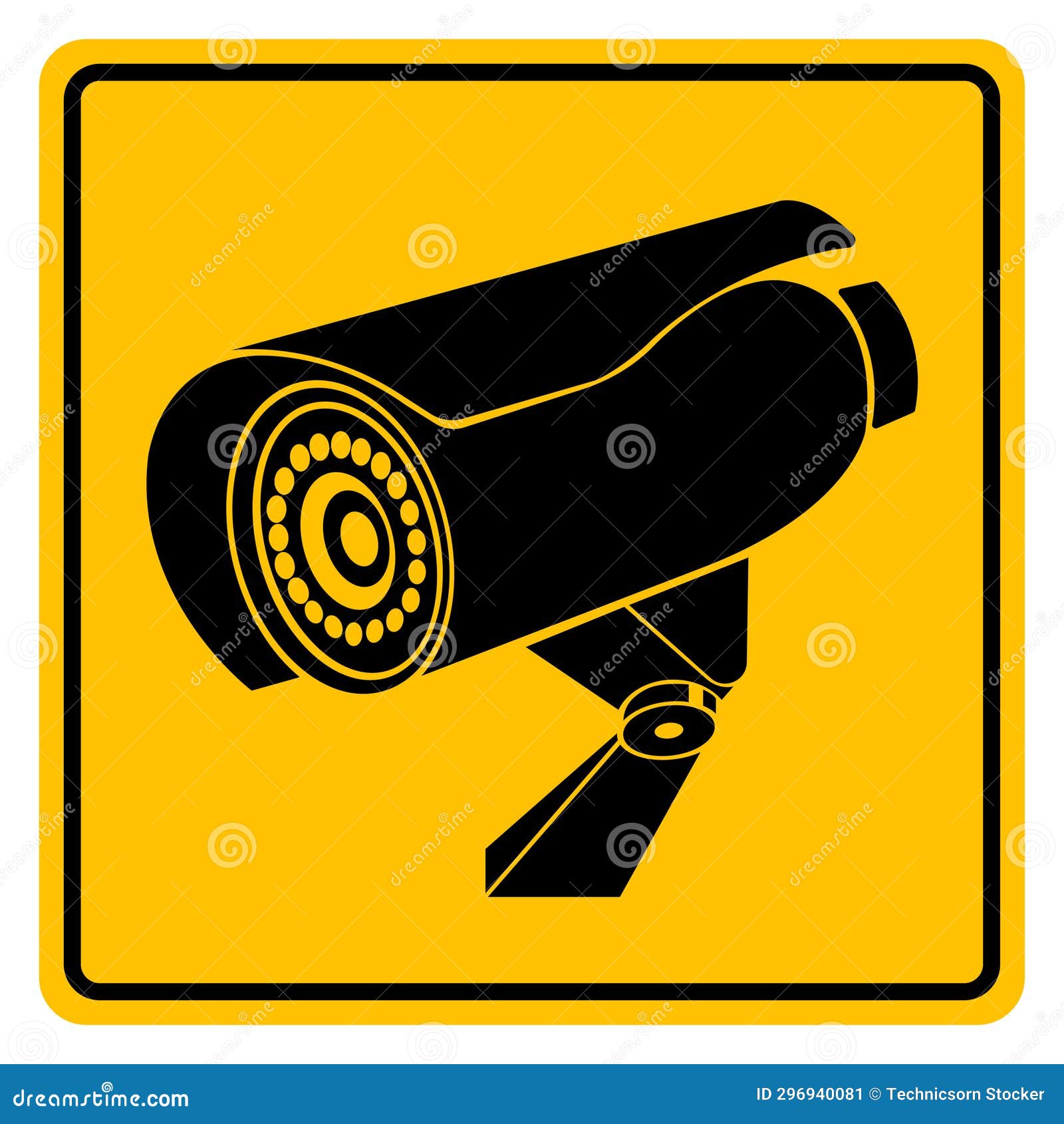 CCTV Symbol Sign, Vector Illustration, Isolate on White Background ...
