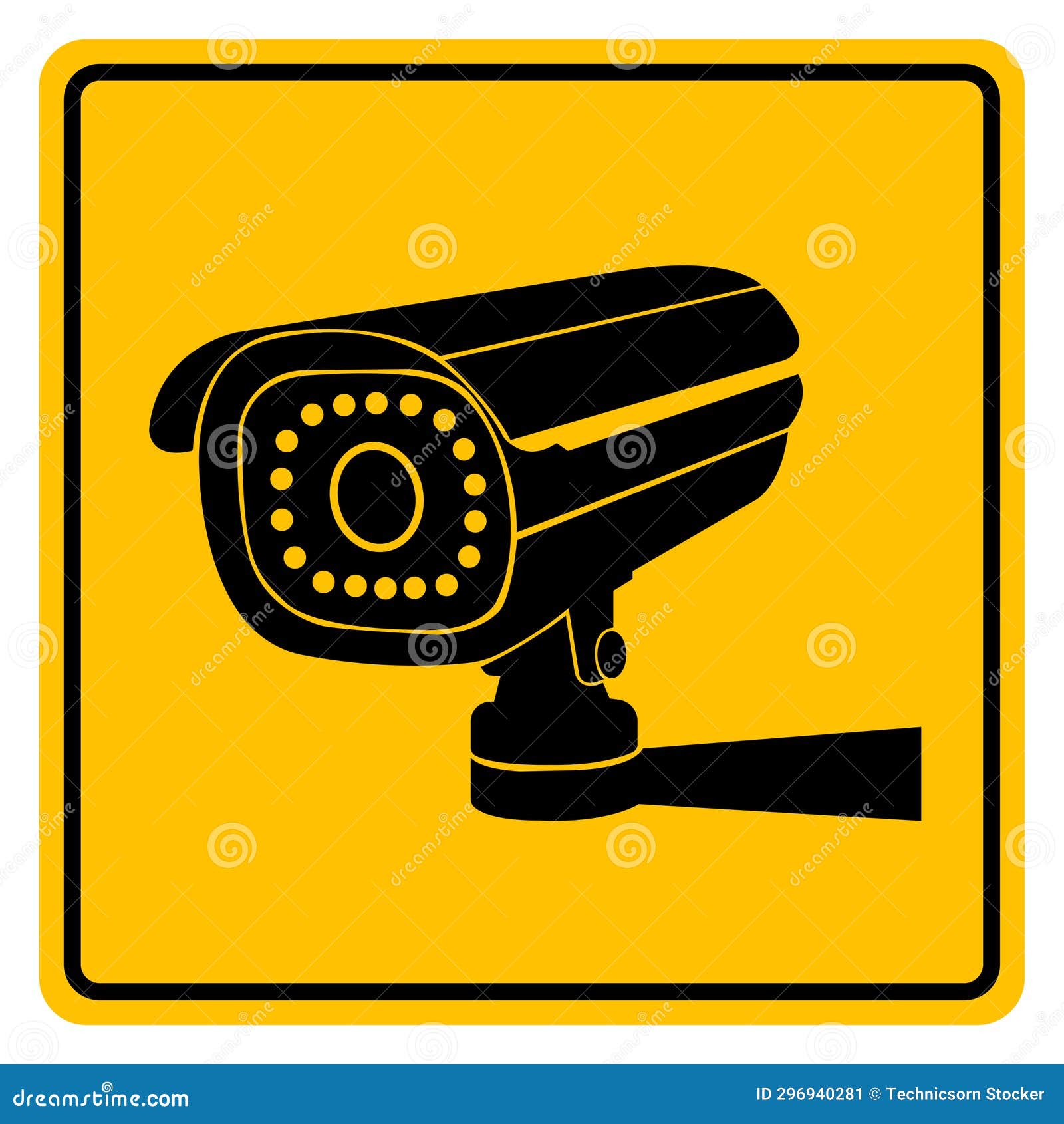 CCTV Symbol Sign, Vector Illustration, Isolate on White Background ...