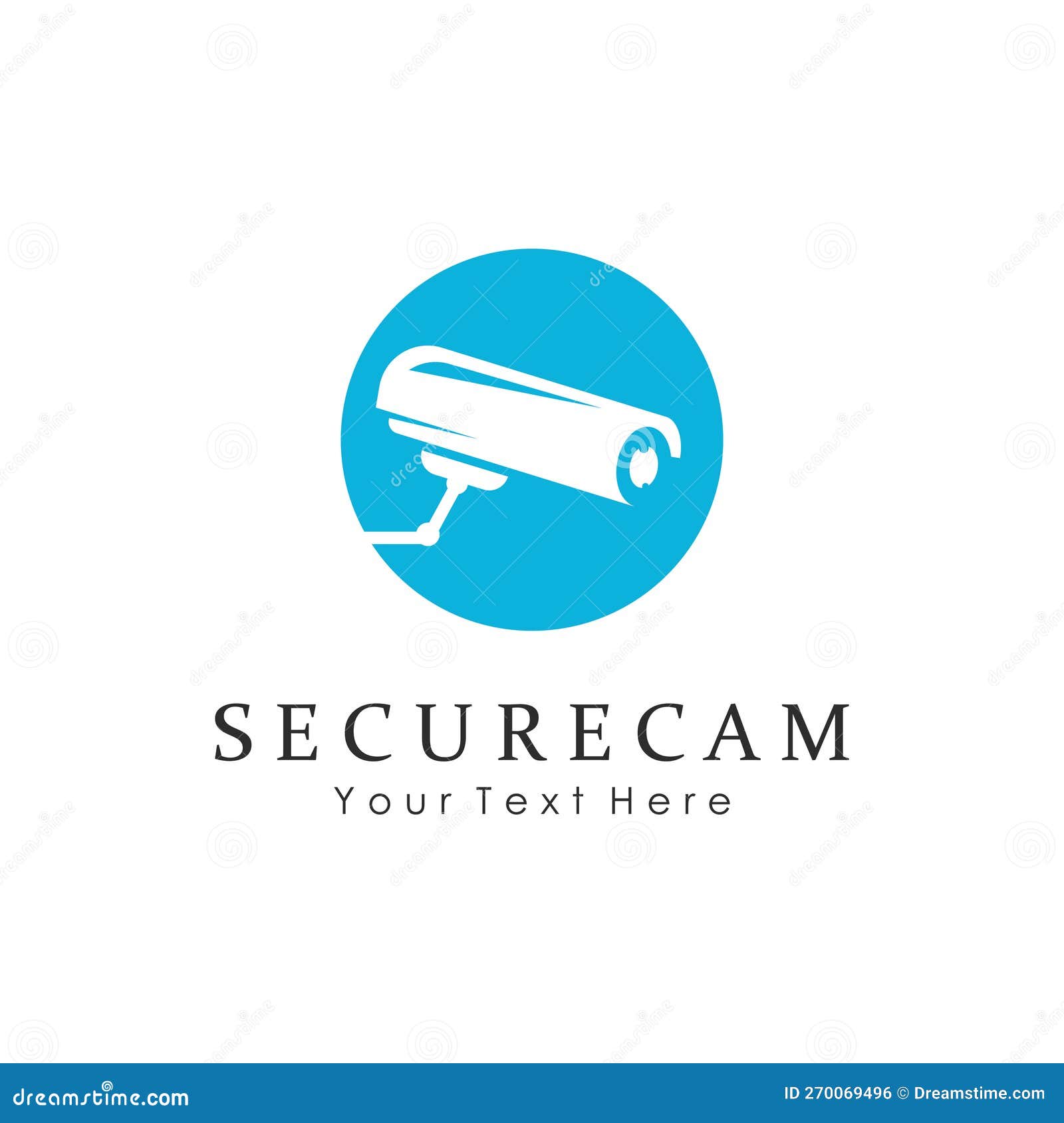 CCTV Technology and Security Logo Template Stock Vector - Illustration ...