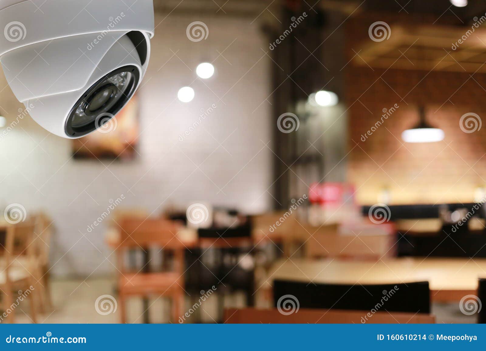 CCTV Tool in Coffee Cafe Equipment for Security Systems Stock Photo ...