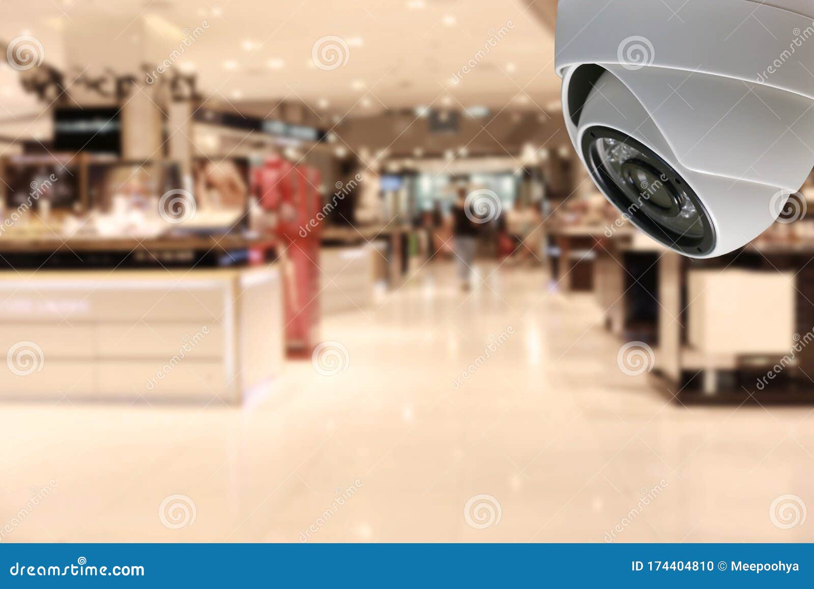 CCTV Tool in Shopping Mall Equipment for Security Systems Stock Photo ...