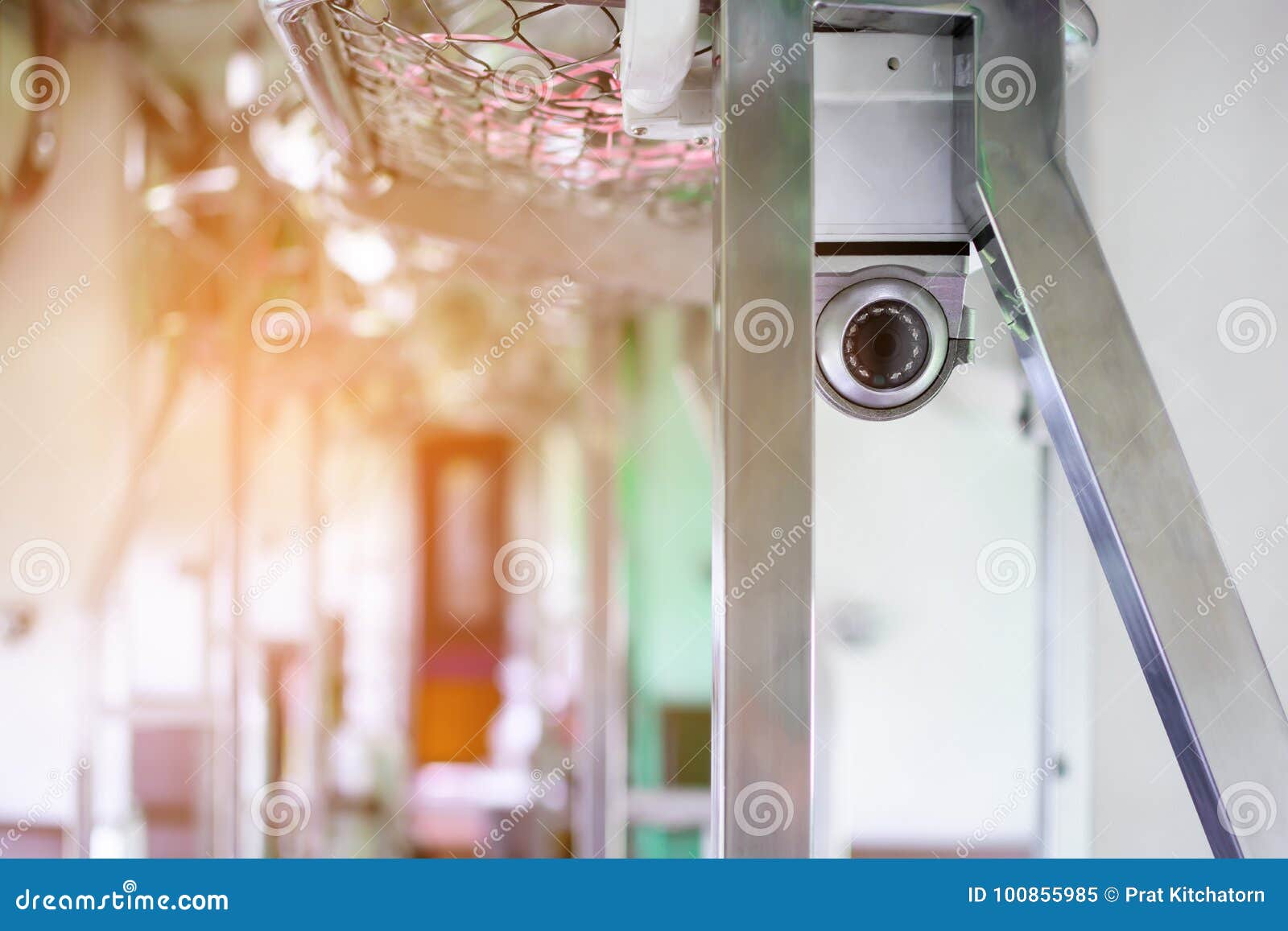 CCTV in the train stock image. Image of camera, background - 100855985
