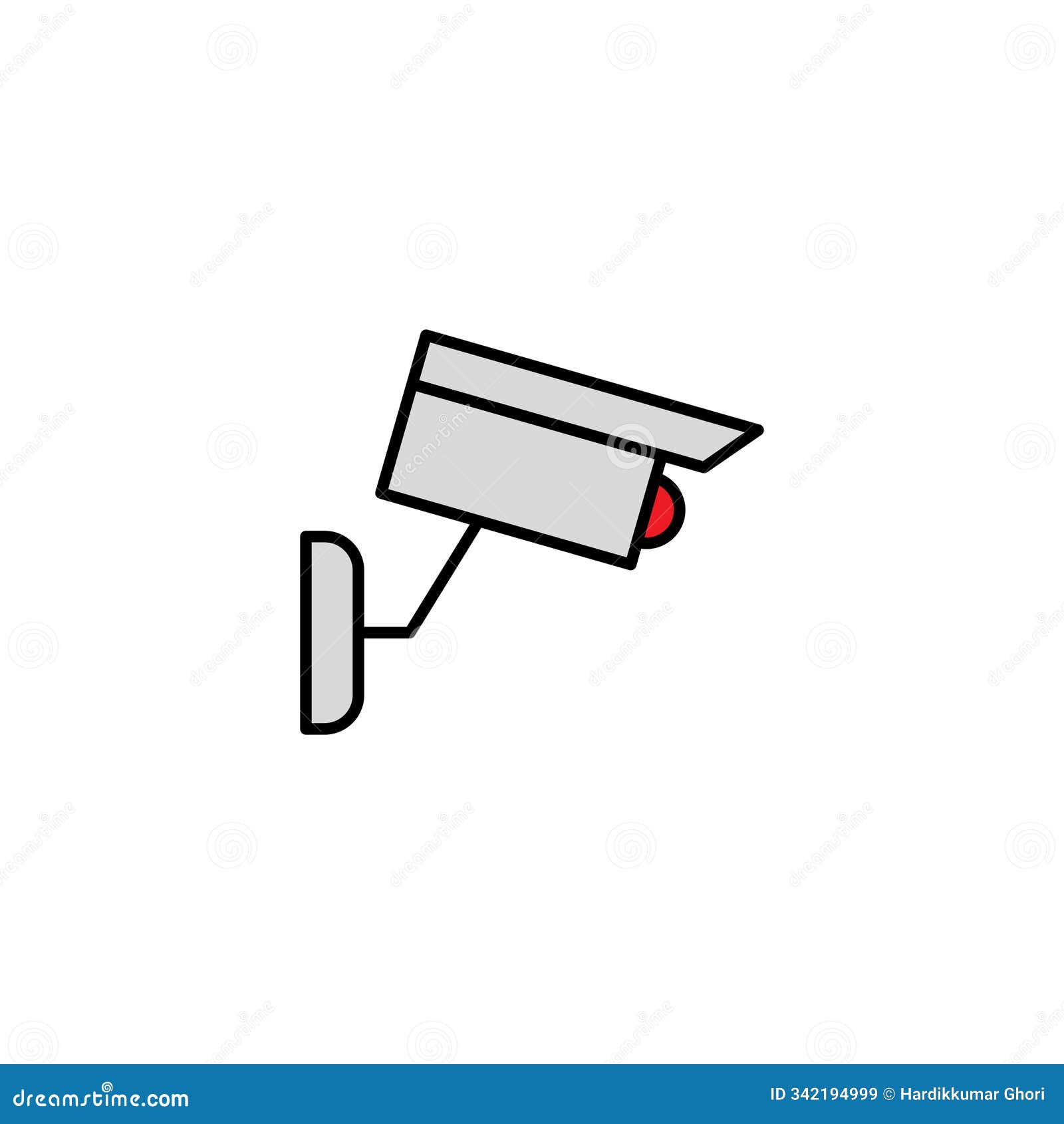 CCTV Vector Silhouette On A White Background Stock Photography ...