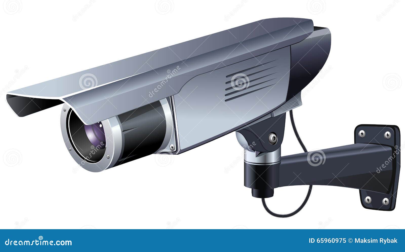 CCTV vector illustration stock vector. Illustration of equipment - 65960975