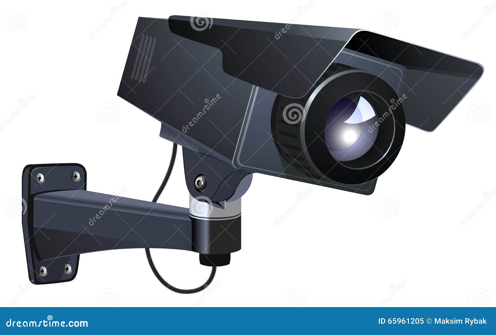 CCTV vector illustration stock vector. Illustration of security - 65961205