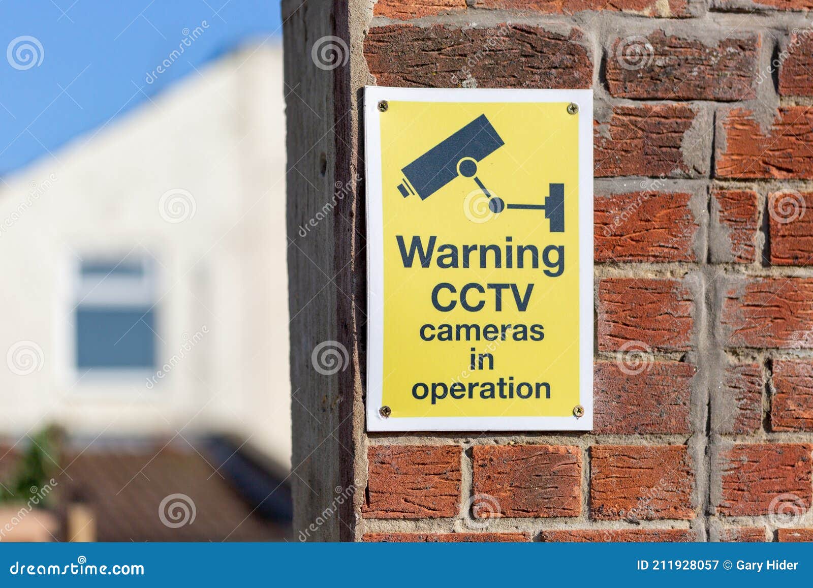 CCTV Warning Sign. Stock Photo | CartoonDealer.com #49232994