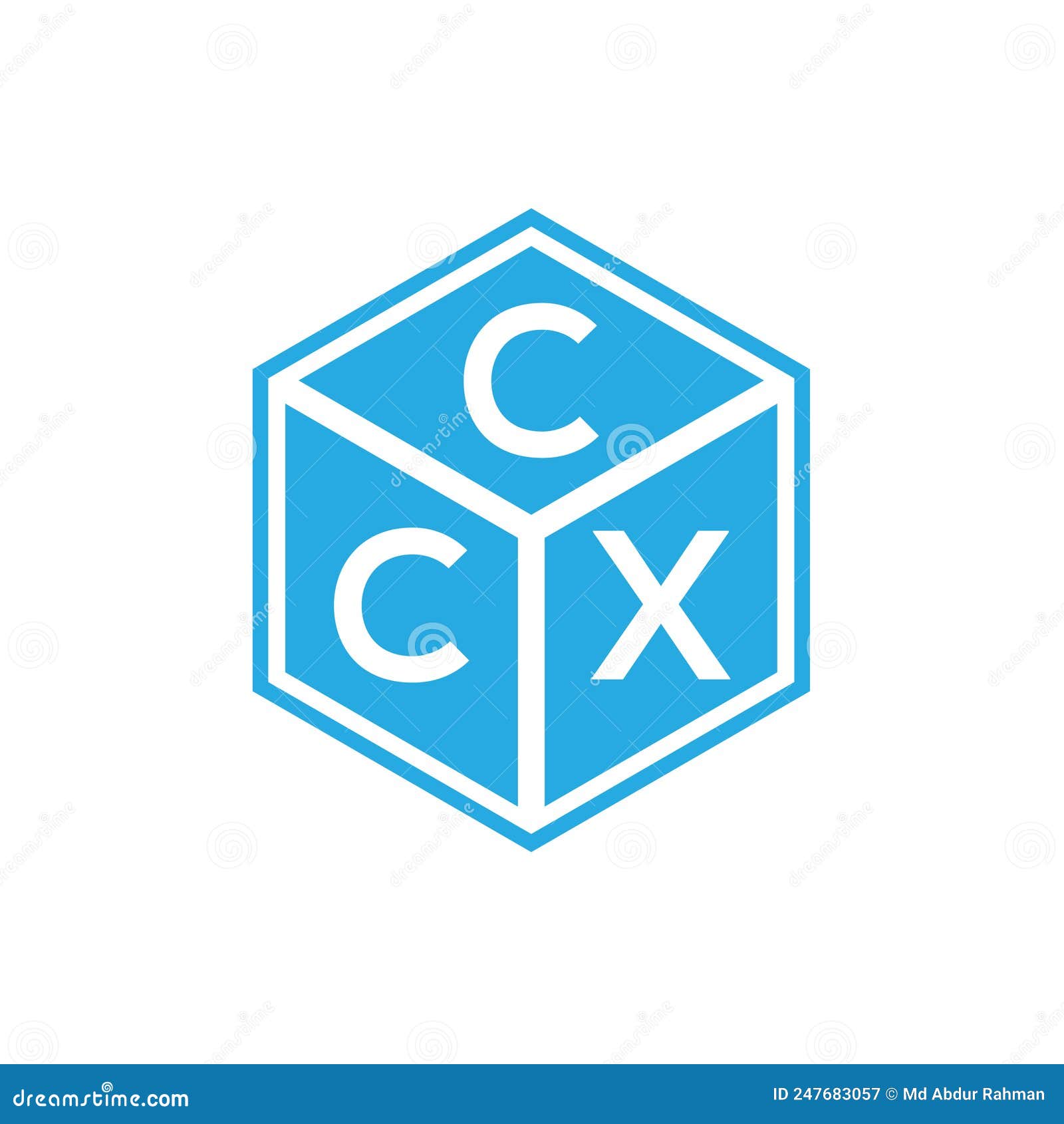 CCX Letter Logo Design on Black Background. CCX Creative Initials ...