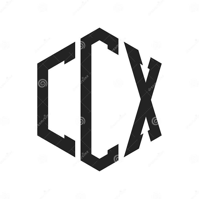 CCX Logo Design. Initial Letter CCX Monogram Logo Using Hexagon Shape ...