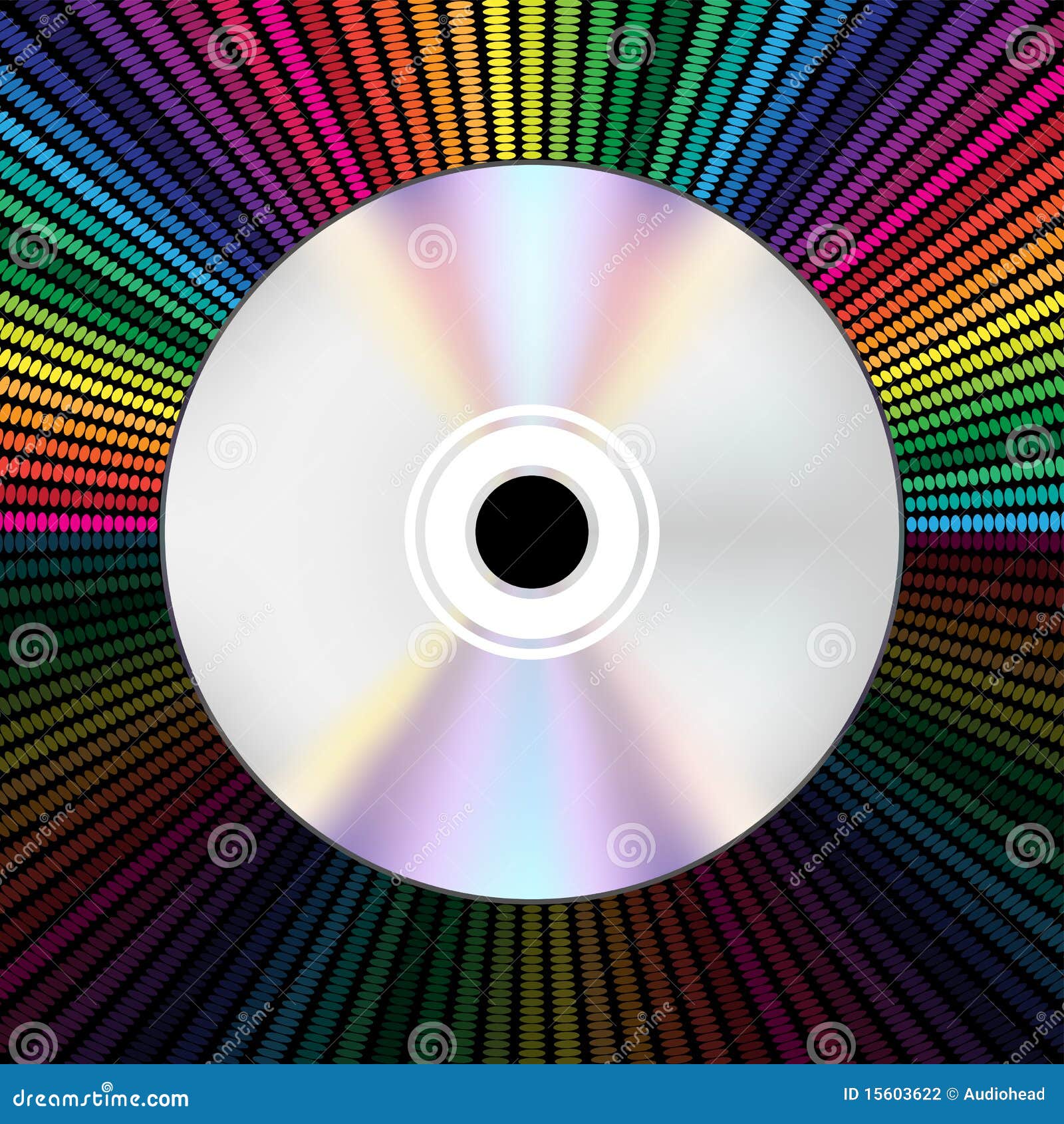 CD on Abstract Background stock vector. Illustration of meter - 15603622